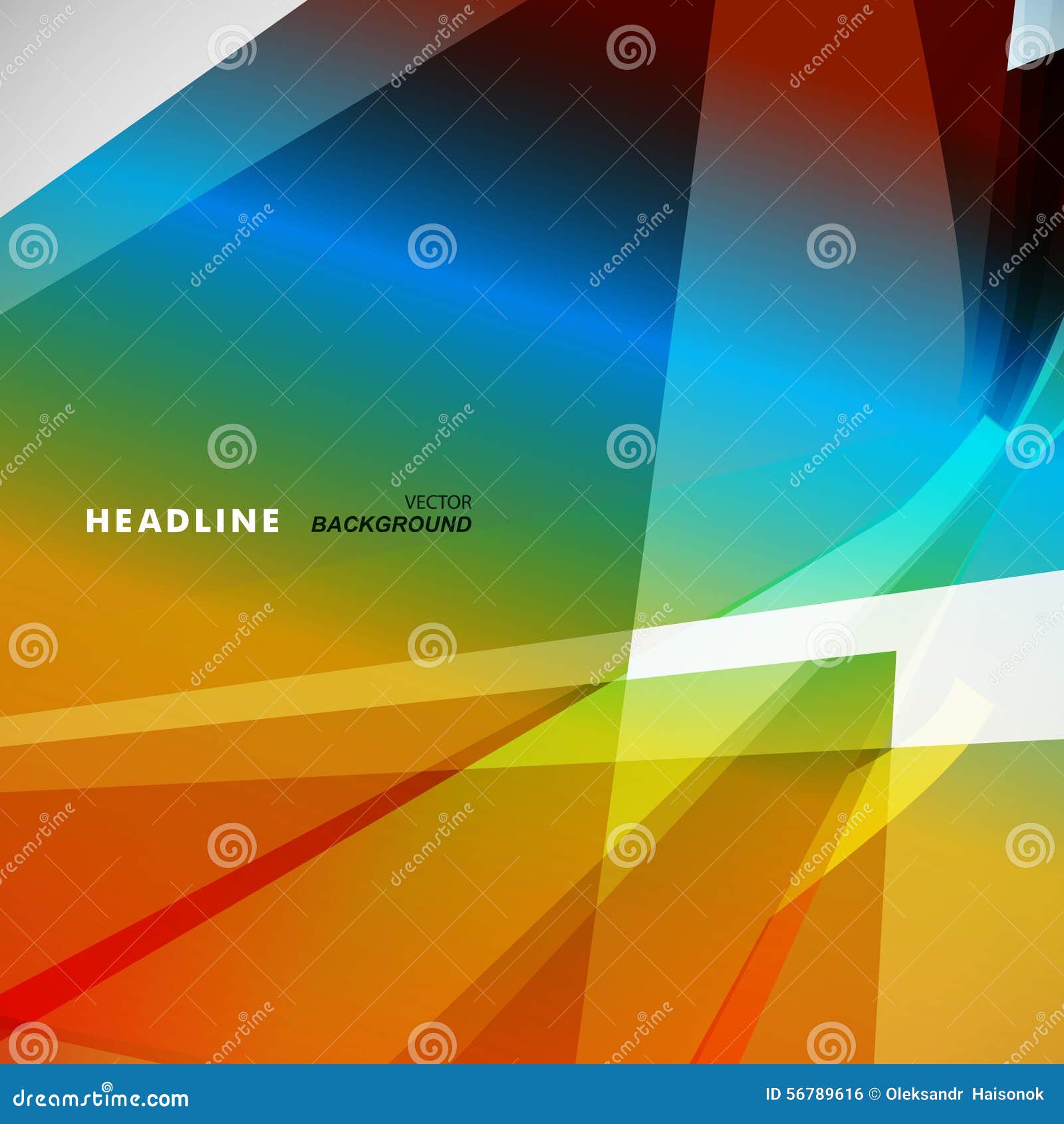 Abstract Bright Color on a Light Background Stock Vector - Illustration ...
