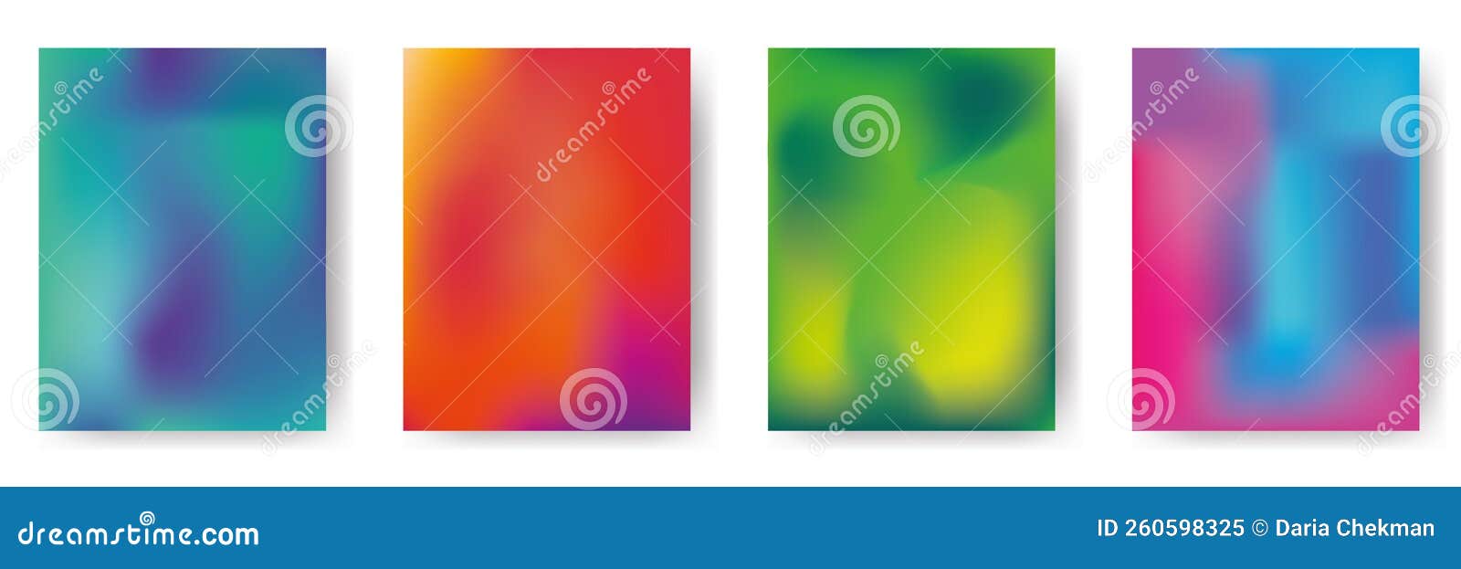 Abstract Bright Color Pattern Background. Poster Template Stock Vector ...