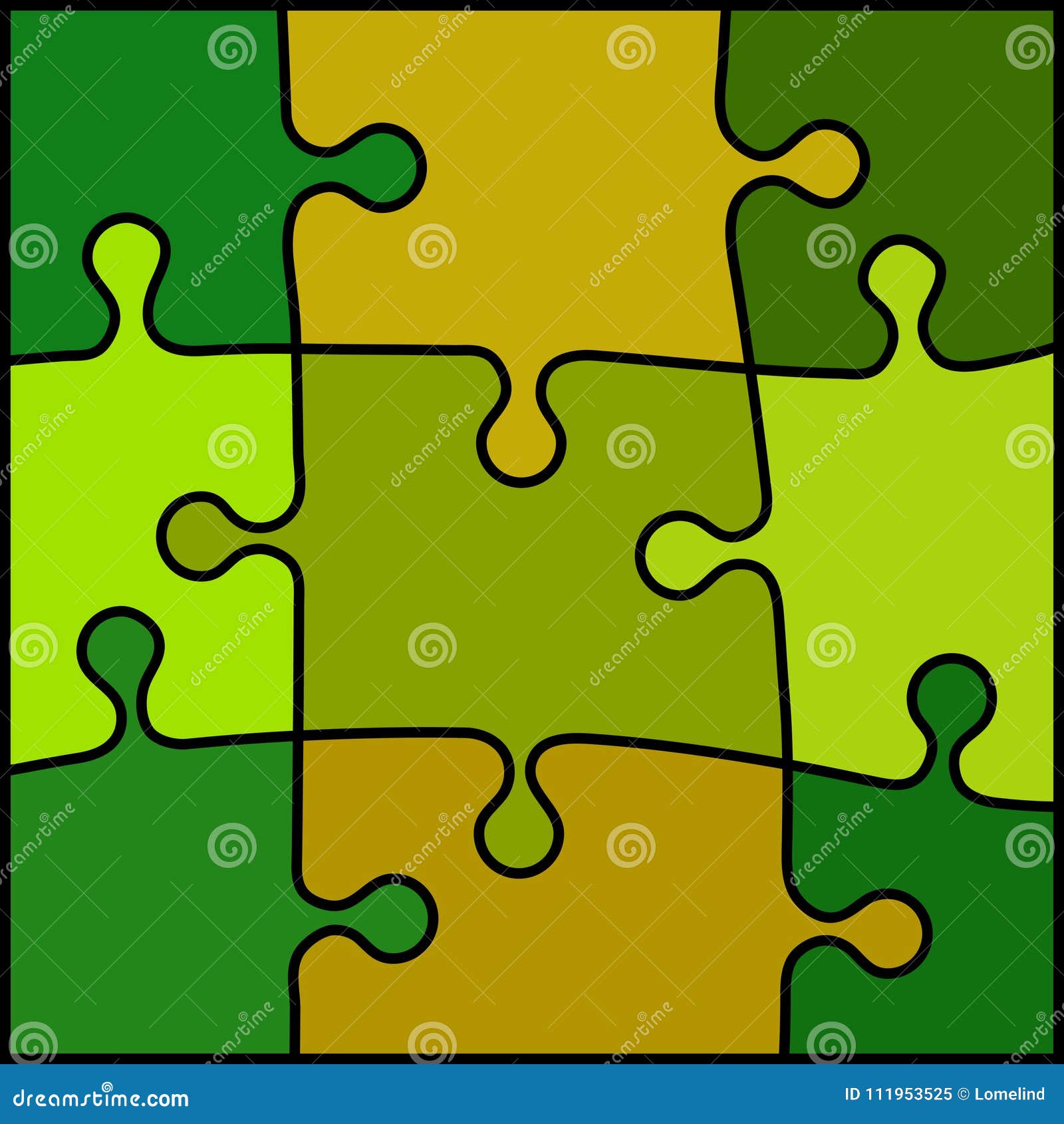 Abstract Colored Puzzle Background Stock Illustration - Illustration of ...