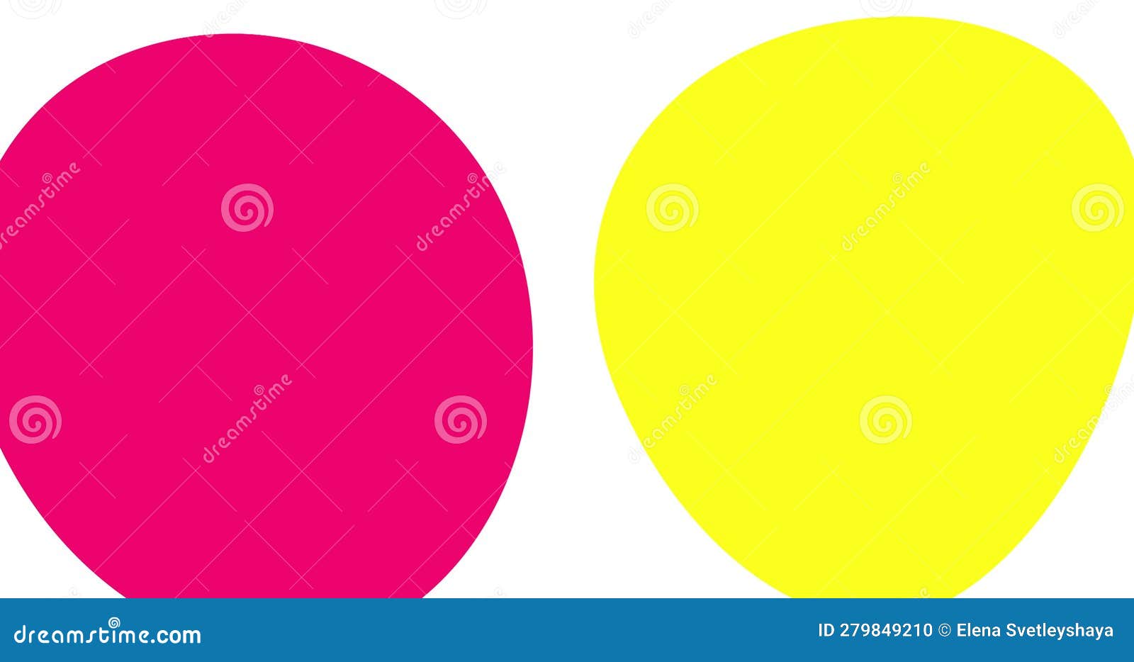 Abstract Bright Colors Geometric Background with Moving Circles. Circle ...