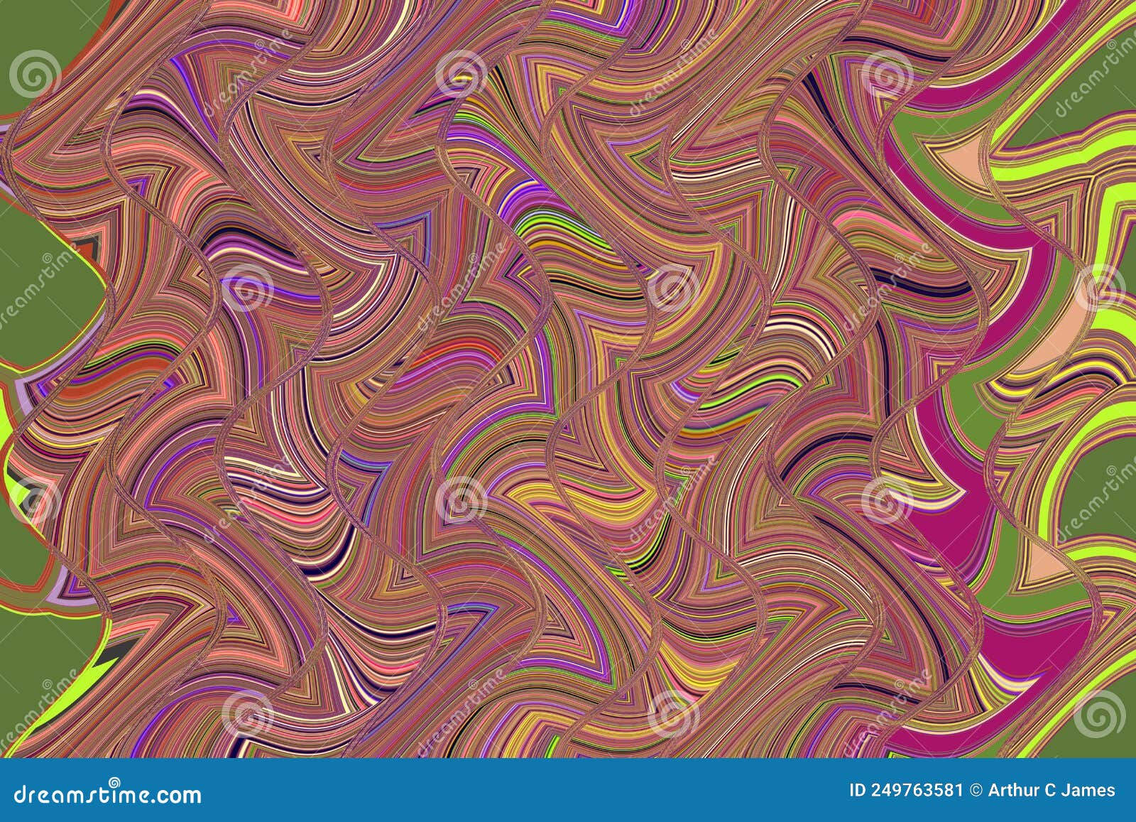 An Abstract and Bright Contemporary Digital Art Design Stock ...