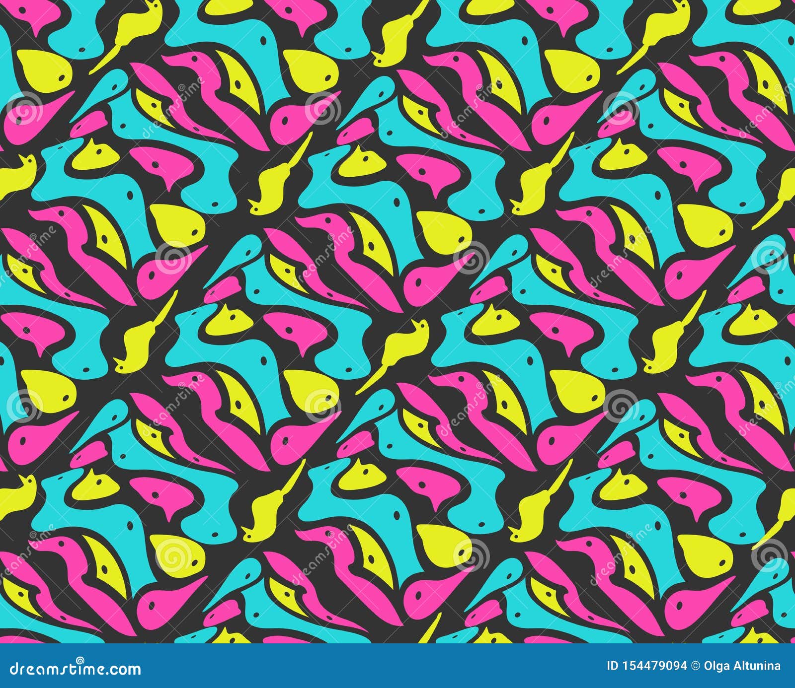 Abstract Bright Cute Colorful Pattern Stock Vector - Illustration of ...