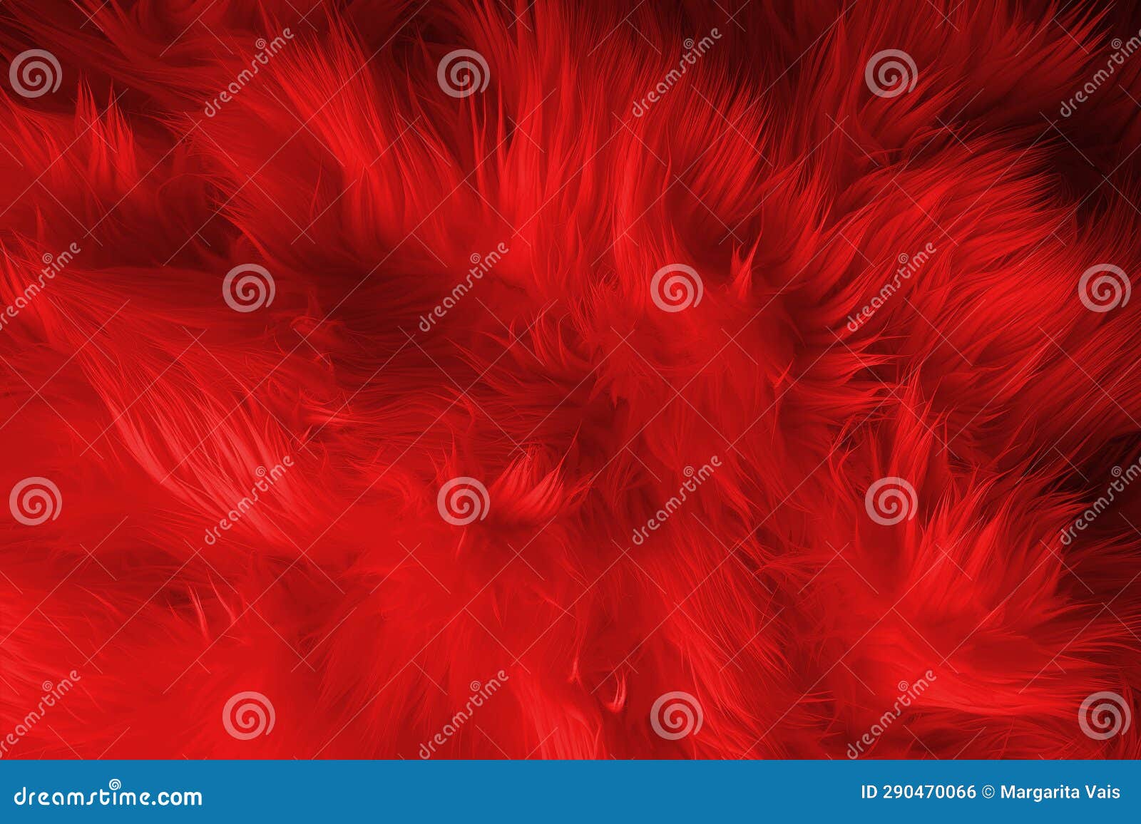 Abstract Bright Deep Red Artificial Fluffy Background Stock ...