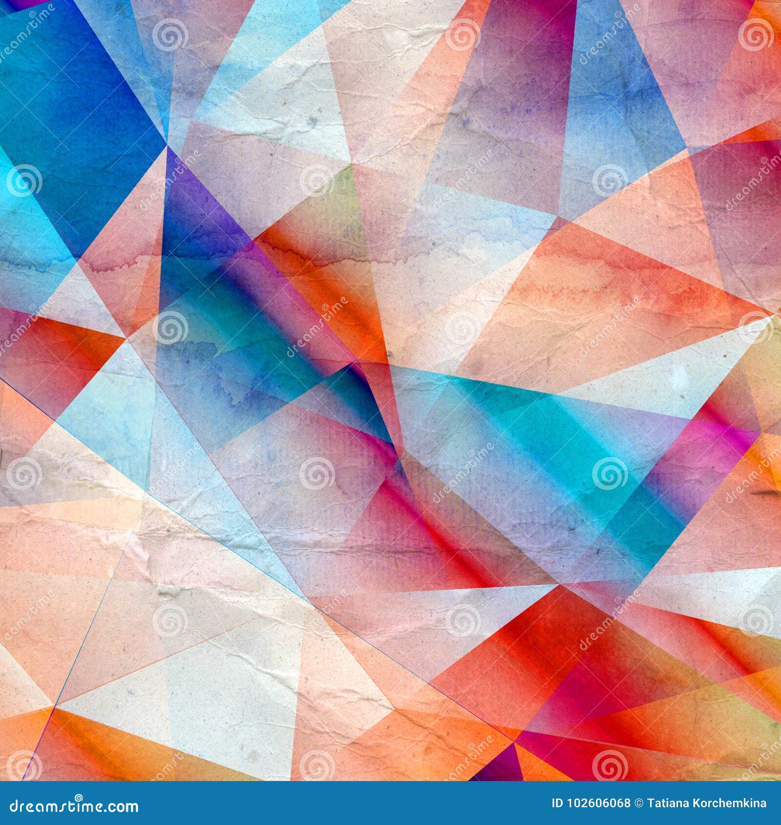 Abstract Bright Geometric Background Stock Illustration - Illustration ...