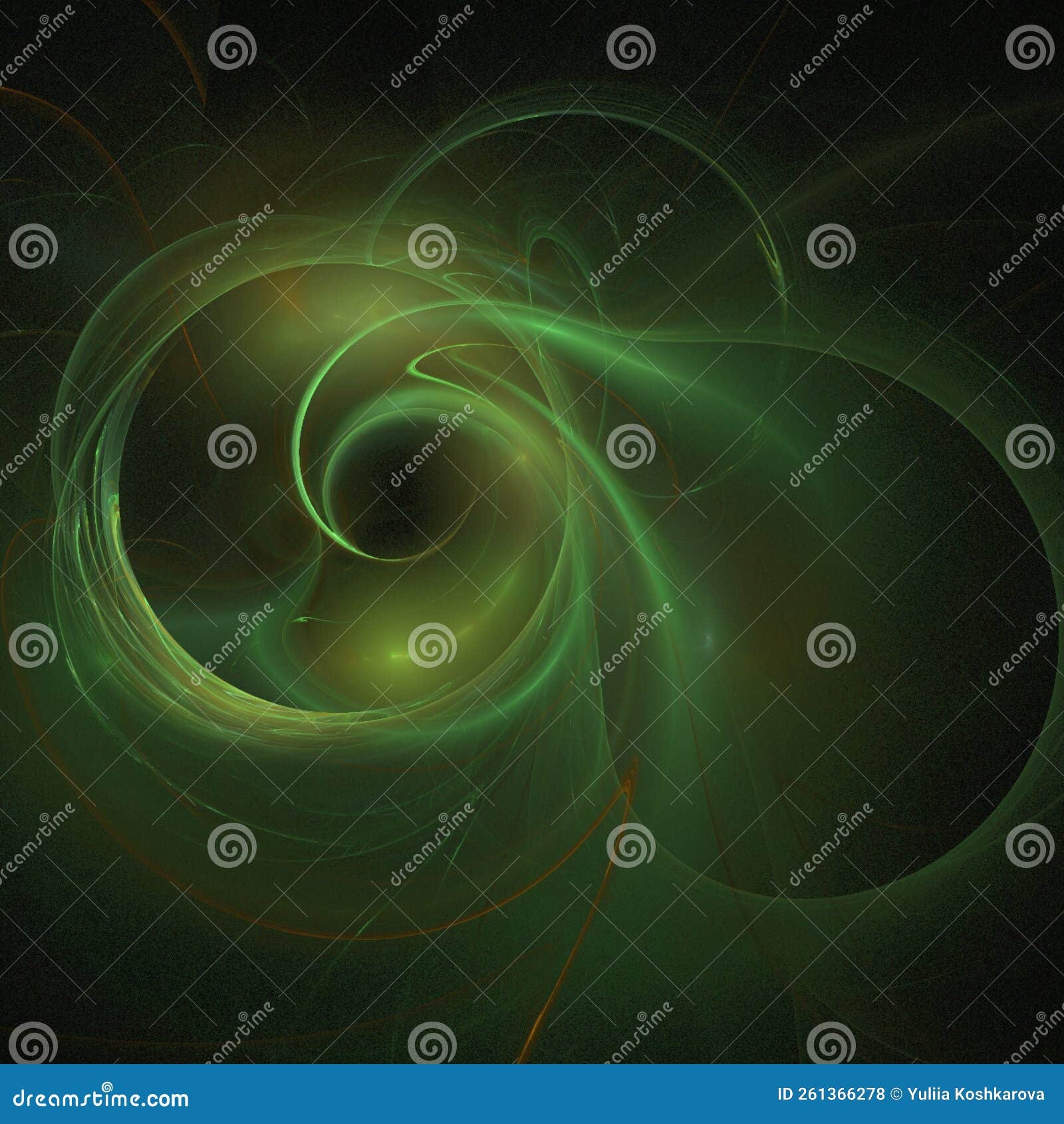 Abstract Bright Green Pattern on Black, Color Graphics, Background ...