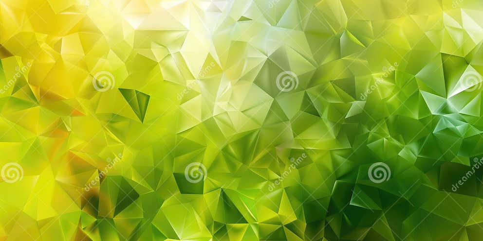 Abstract Bright Green Shape Repetitive Pattern Polygon in the ...