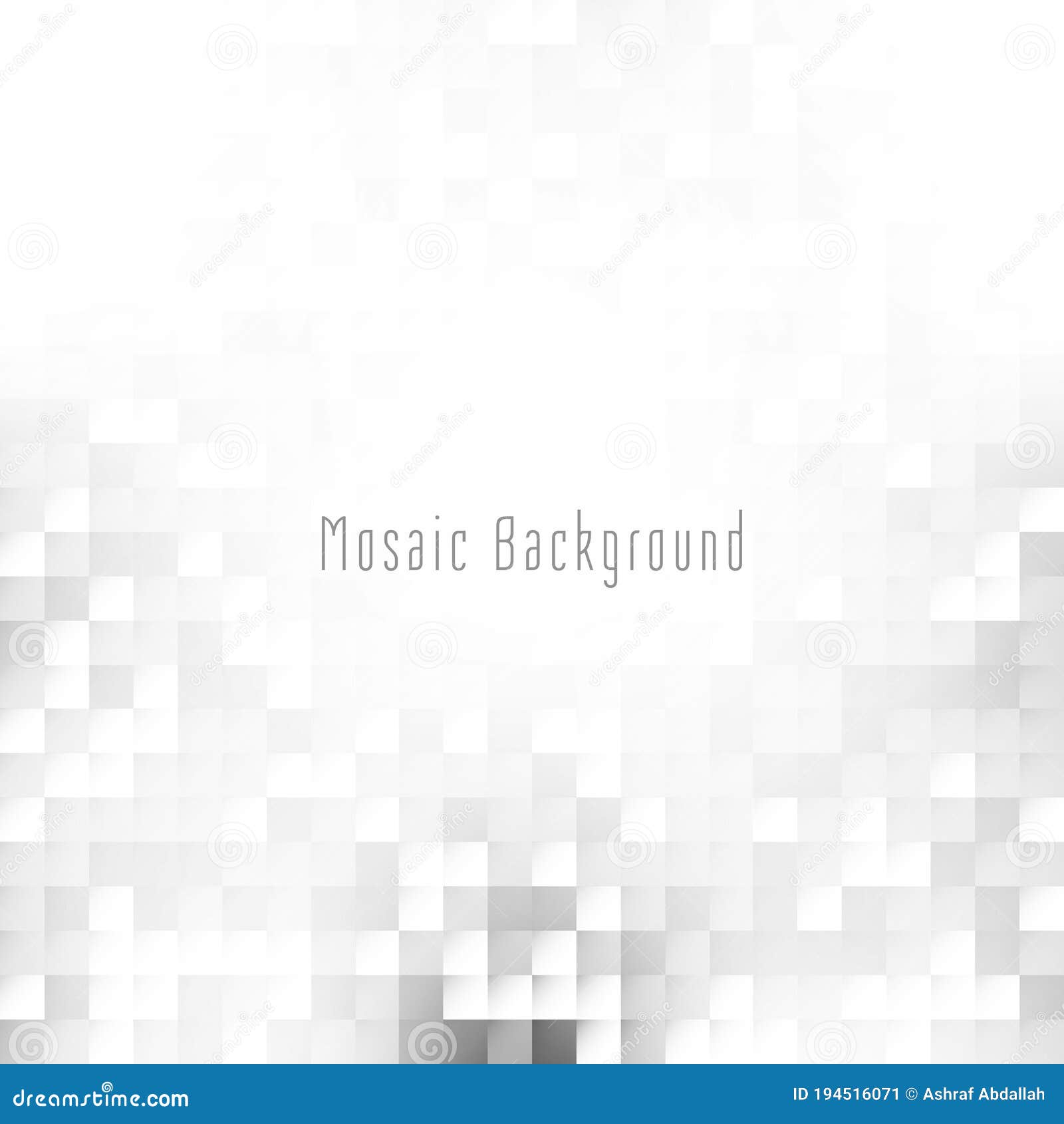 Abstract Bright Grey Color Mosaic Background Stock Vector ...