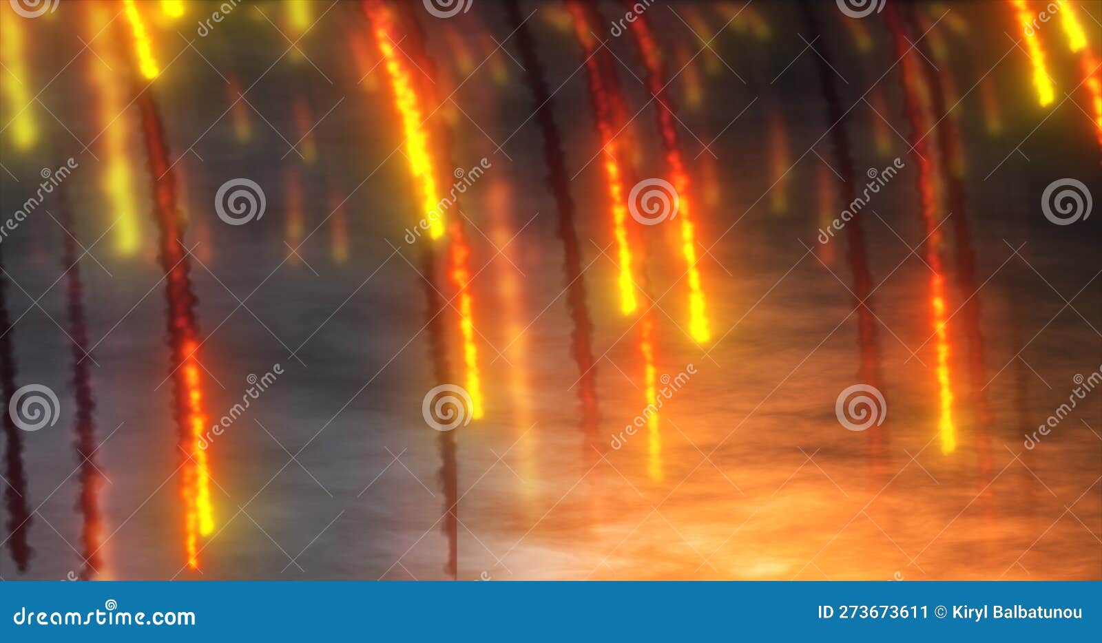 Abstract Bright Meteors Burning Falling from the Sky, Meteorites ...