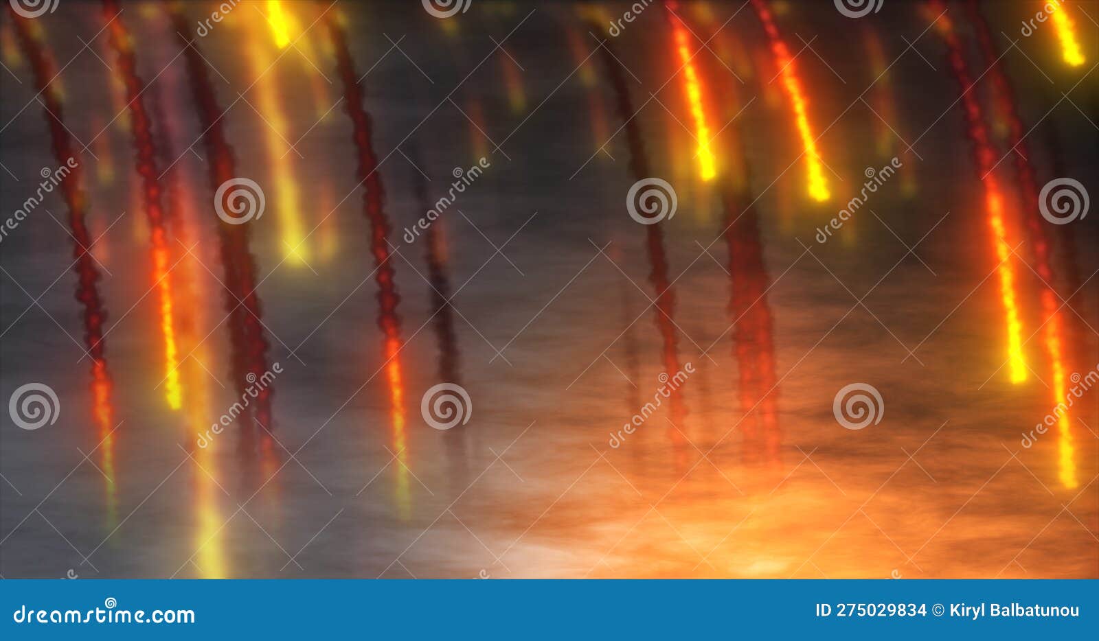 Abstract Bright Meteors Burning Falling from the Sky, Meteorites ...