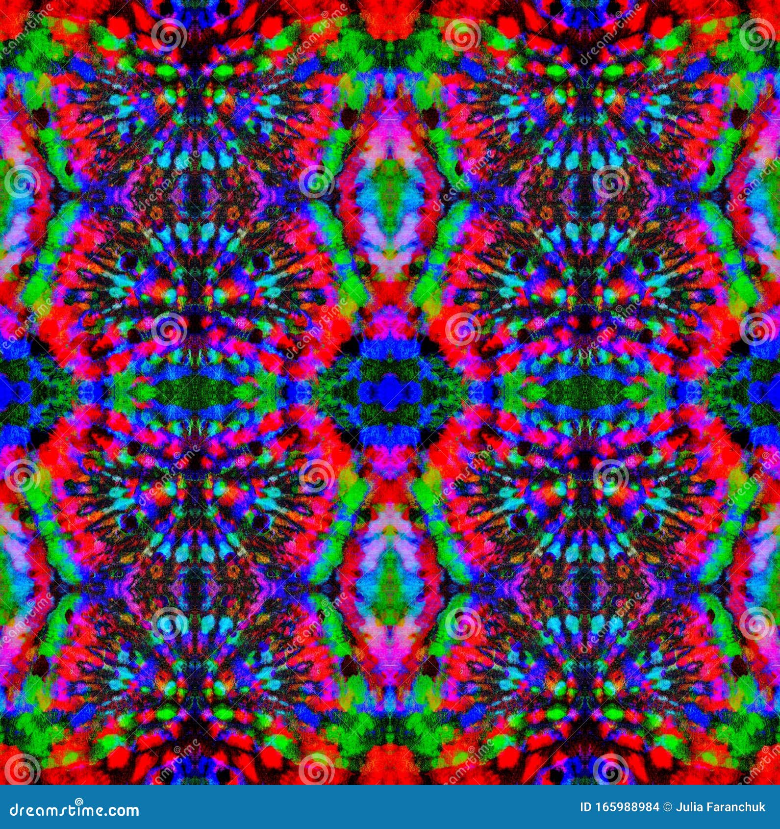 Abstract Bright Neon Pattern. Seamless Pattern Stock Photo - Image of ...