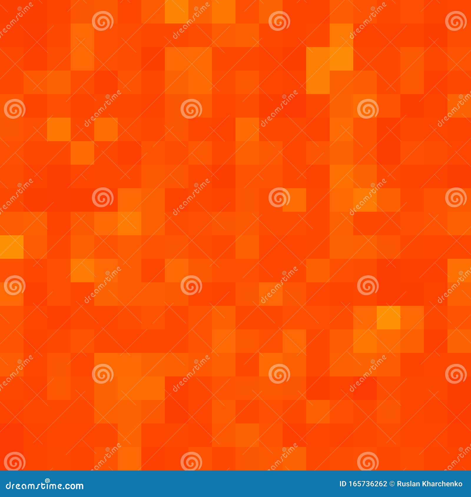 Bright Orange Mosaic Background Texture Stock Illustration ...