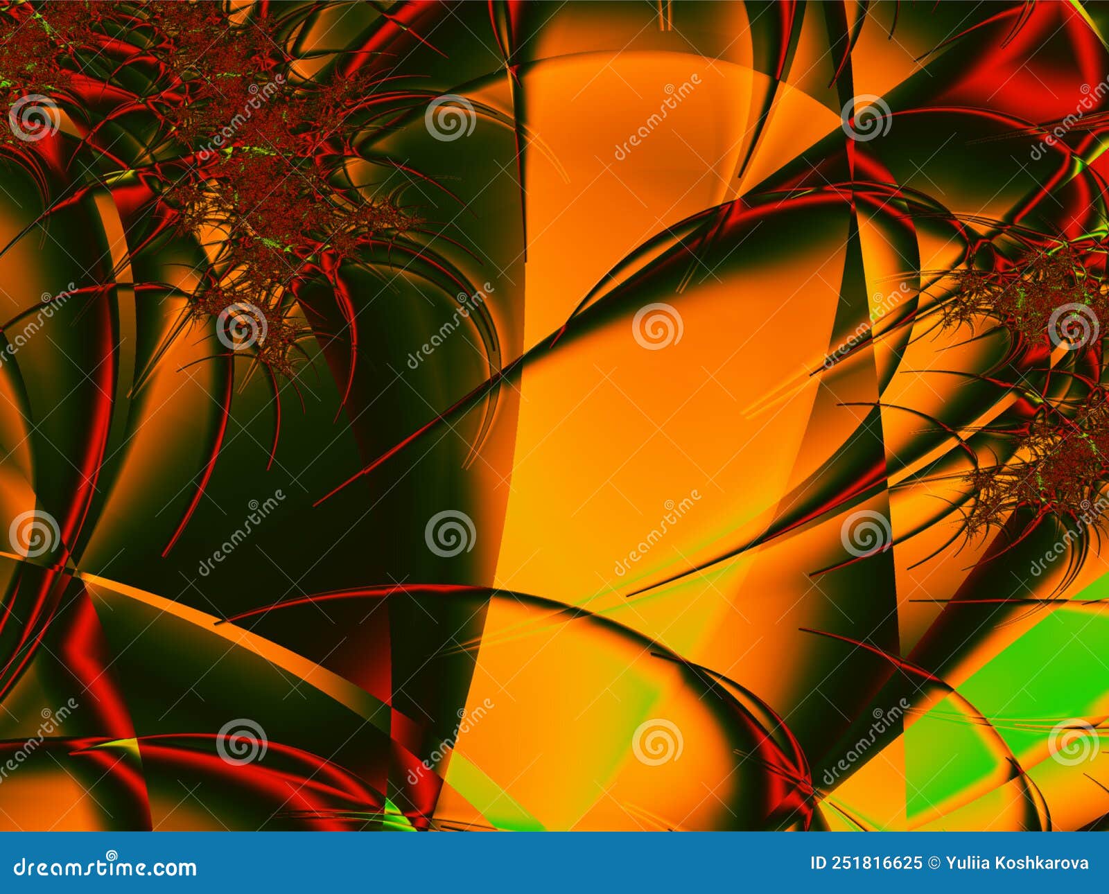 Abstract Bright Orange Red Linear Pattern, Color Graphics, Background ...