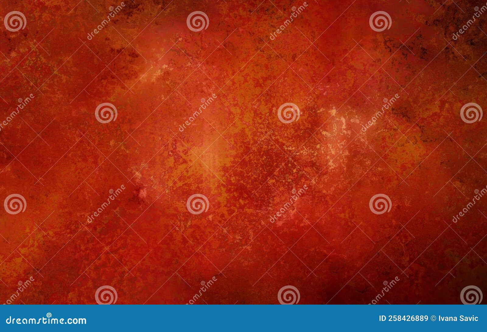 Abstract Bright Orange Rusty Red Brown Vignette, Succulent Structure ...