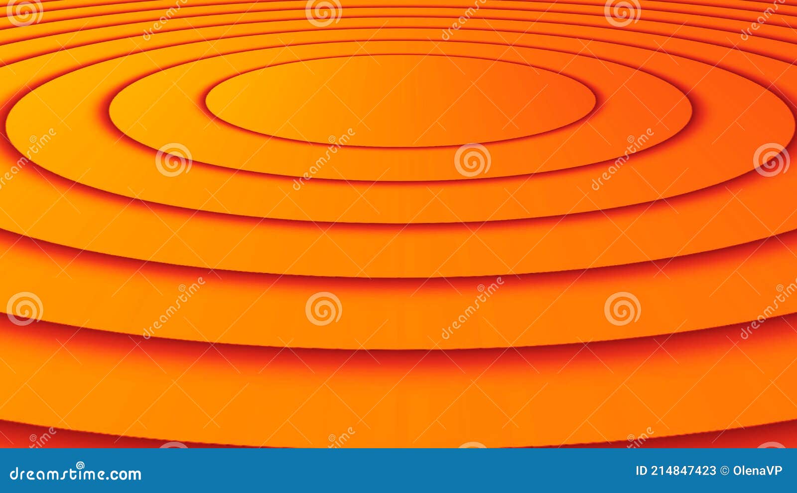 Abstract Bright Orange Spiral Background Stock Illustration ...