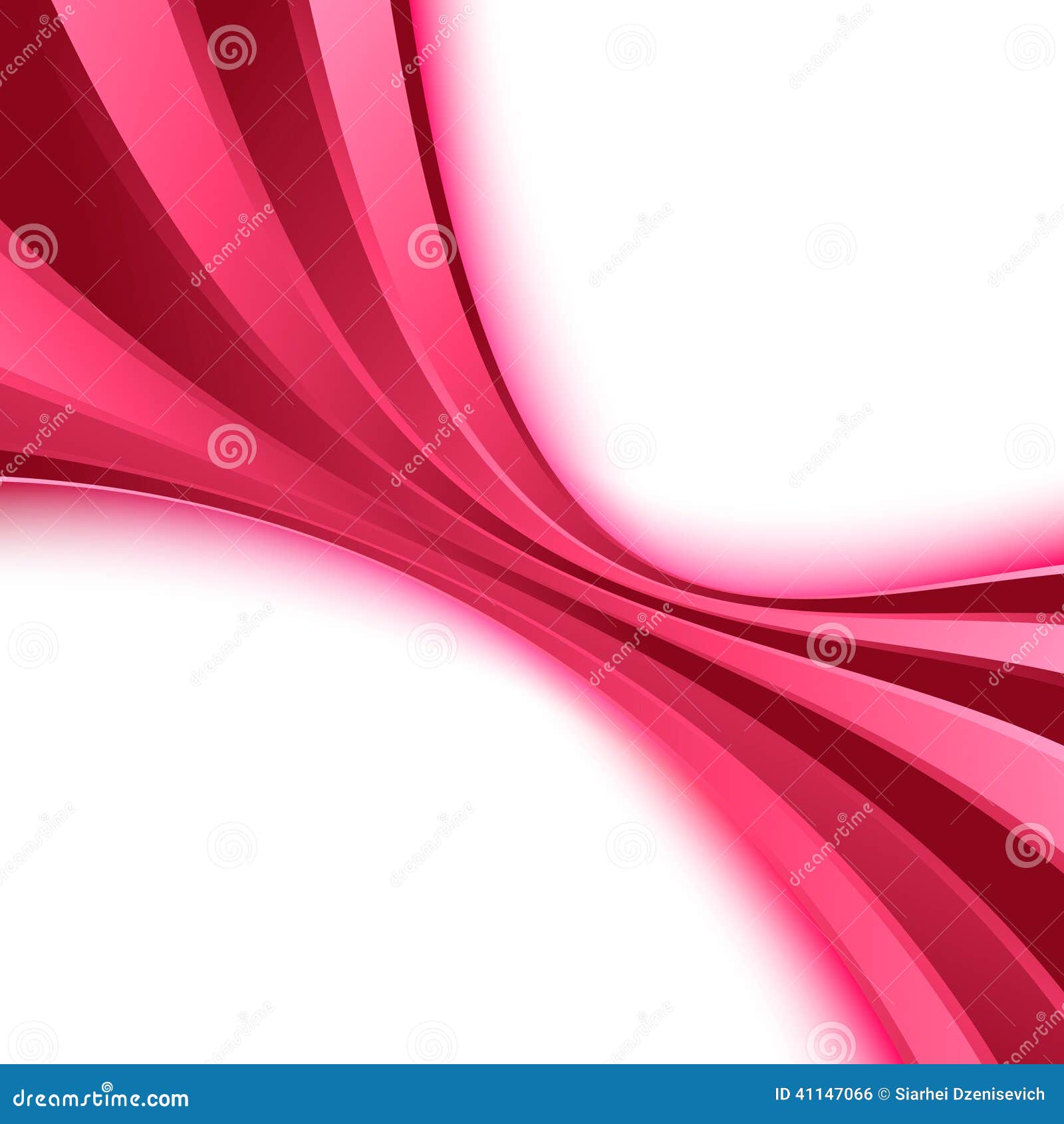 Abstract Bright Pink Wave Poster Stock Vector - Illustration of ...
