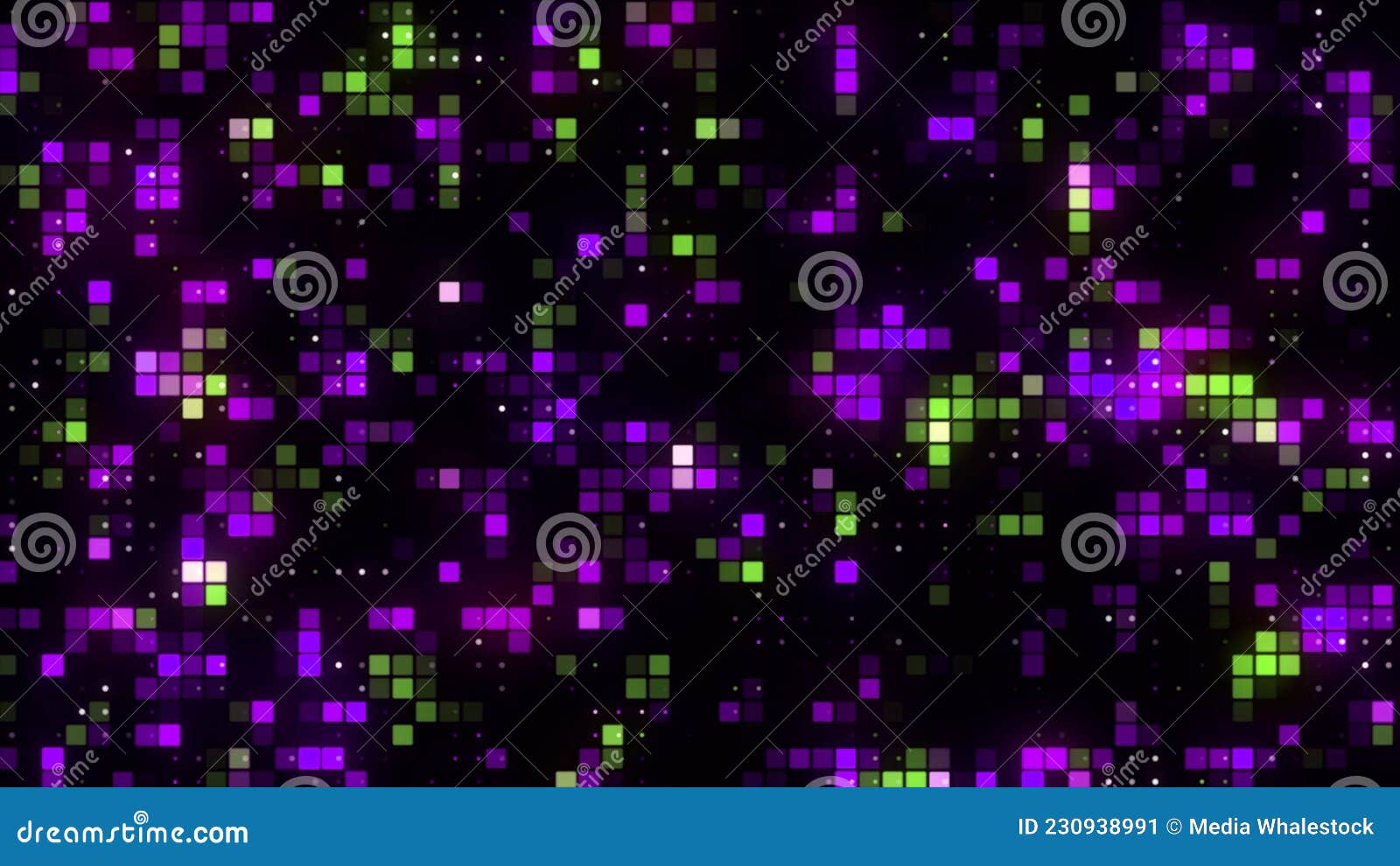 Abstract Bright Pixelated Mosaic Pattern. Motion. Abstract Background ...