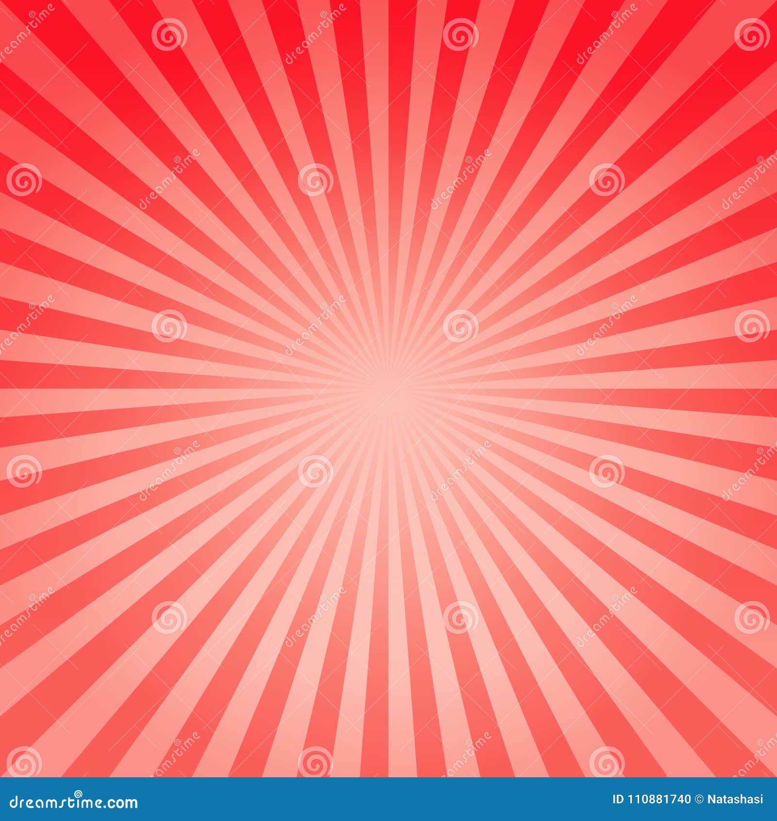 Abstract Bright Red Gradient Rays Background. Vector EPS 10 Cmyk Stock ...