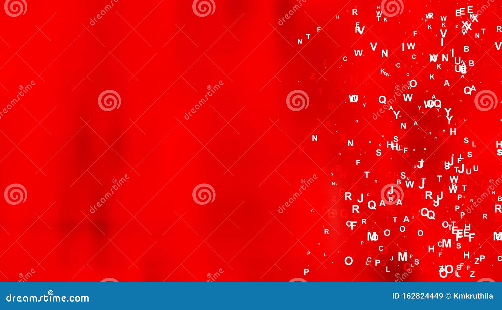 Abstract Bright Red Letters Background Illustration Stock Vector ...