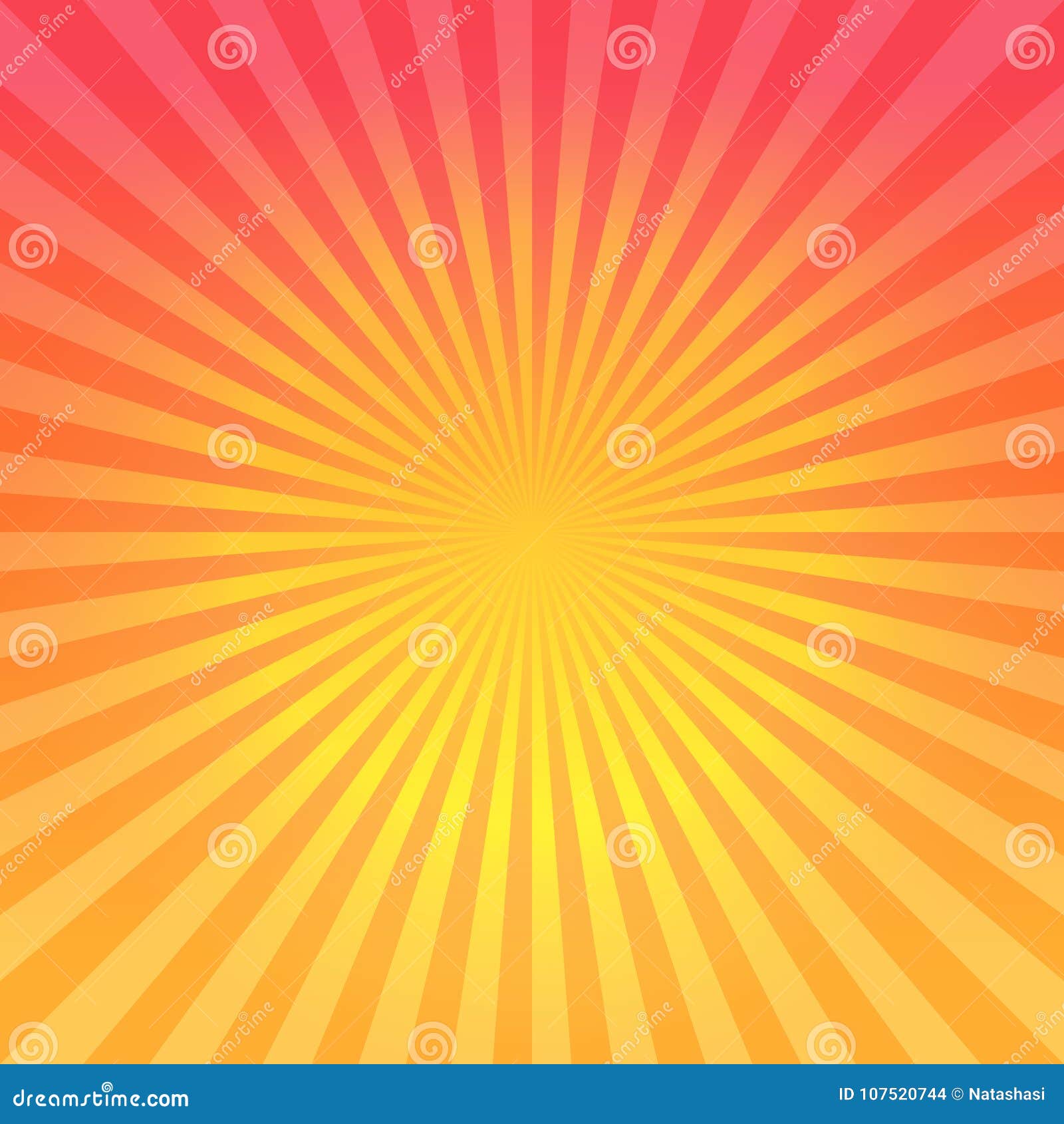 Abstract Bright Red Orange Gradient Rays Background. Vector EPS 10 Cmyk ...