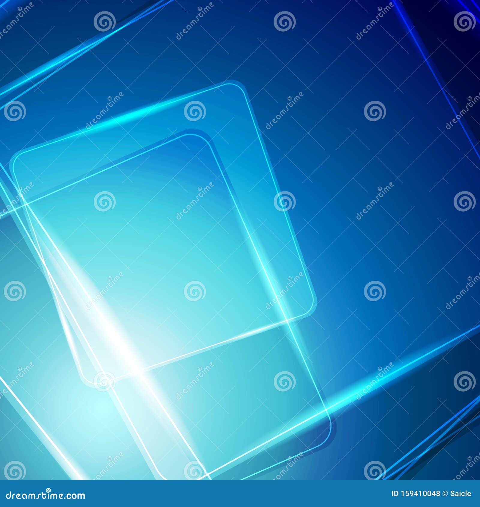 Abstract Bright Shiny Geometric Tech Background Stock Vector ...