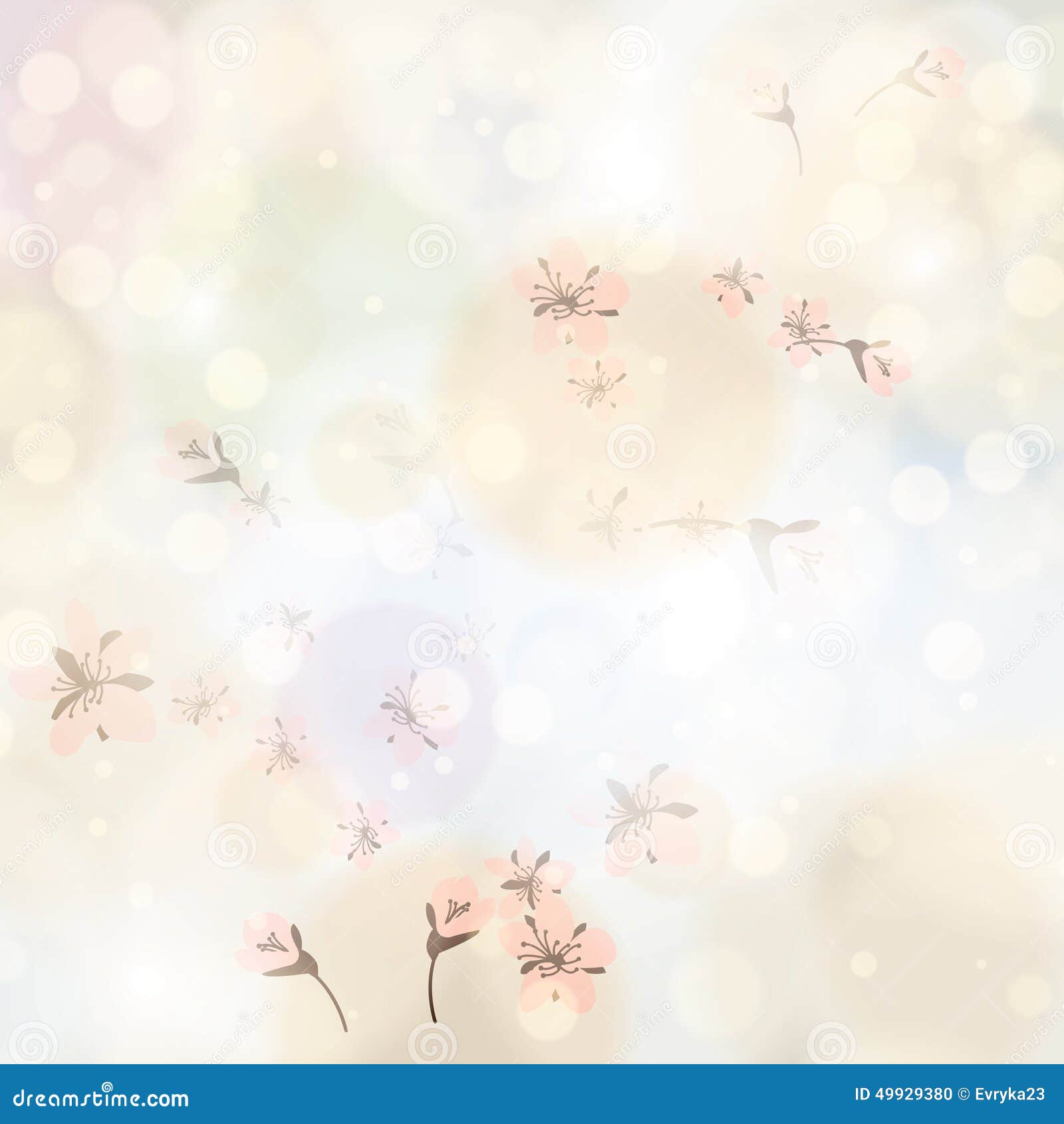Abstract Bright Spring Floral Background Stock Vector - Illustration of ...
