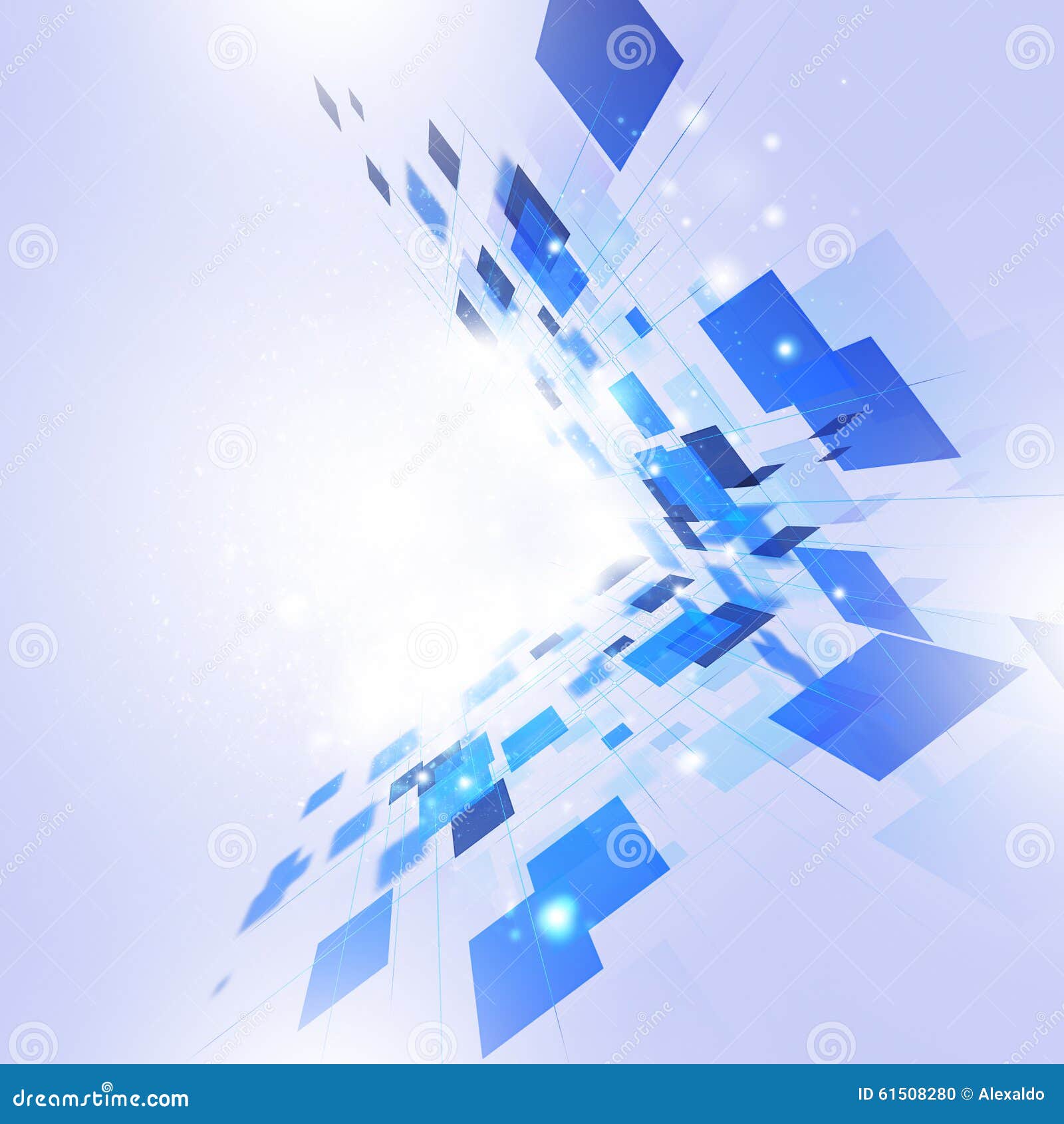 Abstract Bright Technology Background Stock Illustration - Illustration ...
