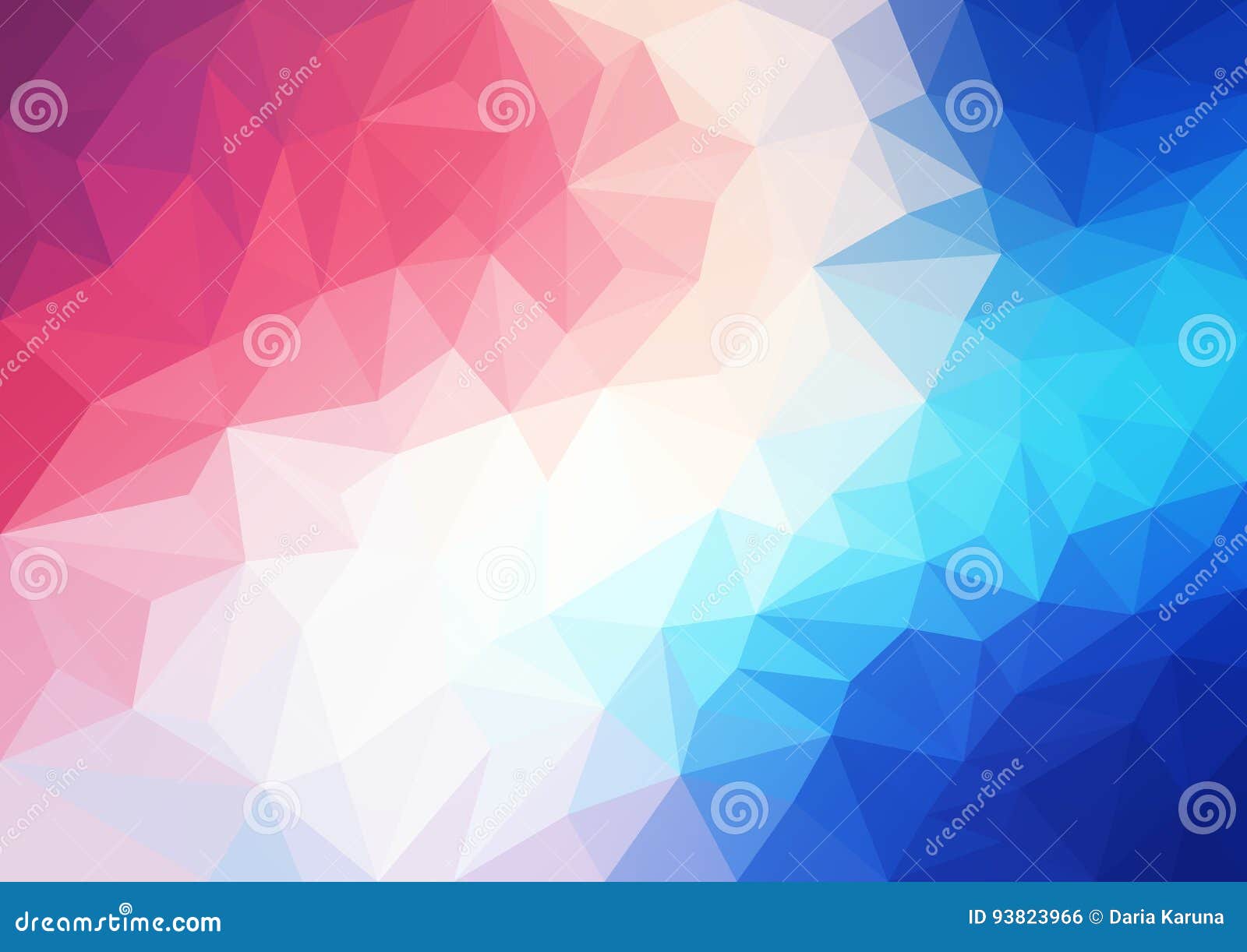 Abstract Bright Vector Background of Polygonal Elements. Contrasting ...