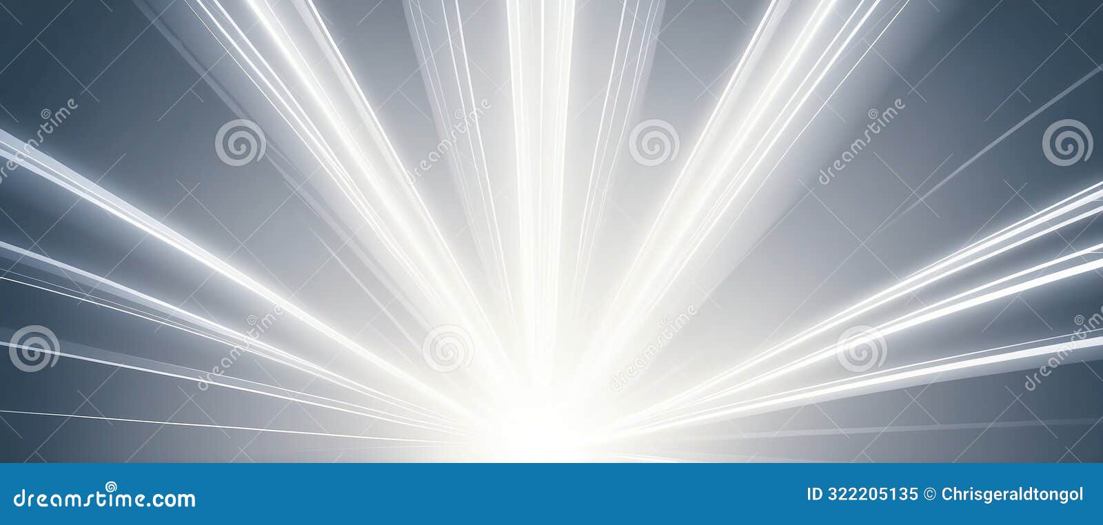 Abstract Bright White Rays of Light Beams Spectrum Banner Ai Generated ...