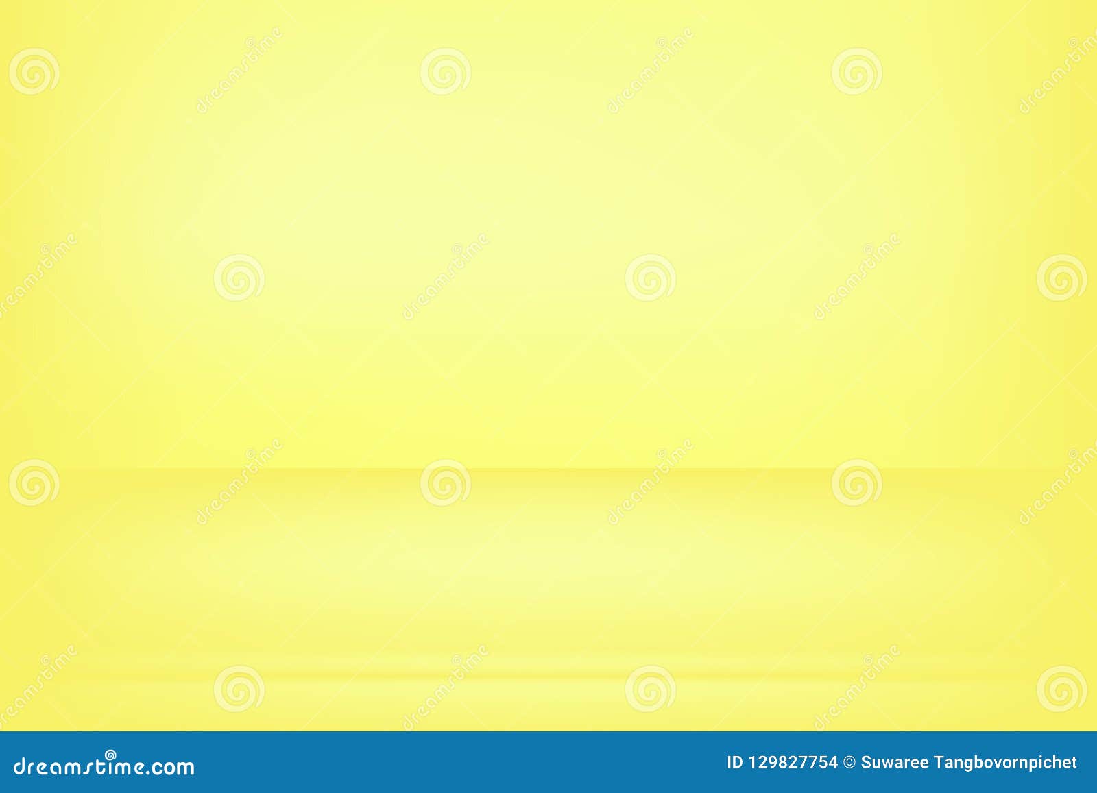 Abstract Bright Yellow Background Empty Room. Stock Vector ...