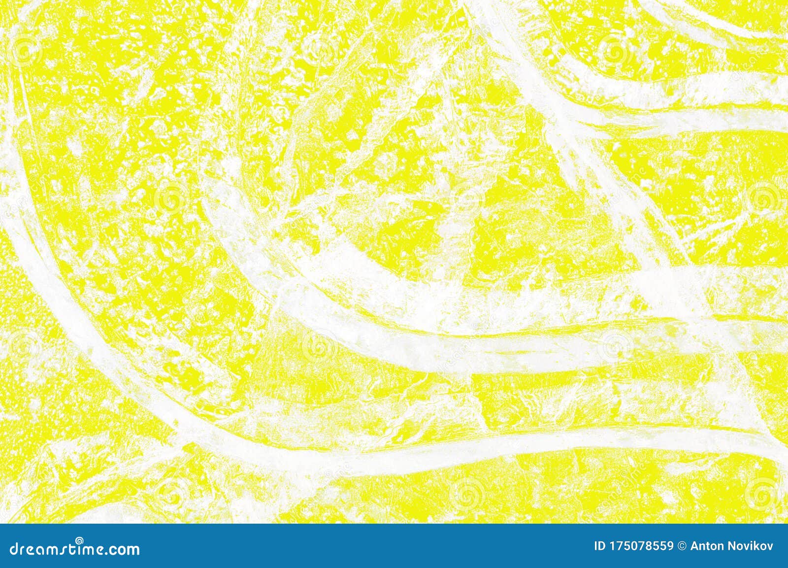 Abstract Bright Yellow Background with White Lines Stock Image - Image ...