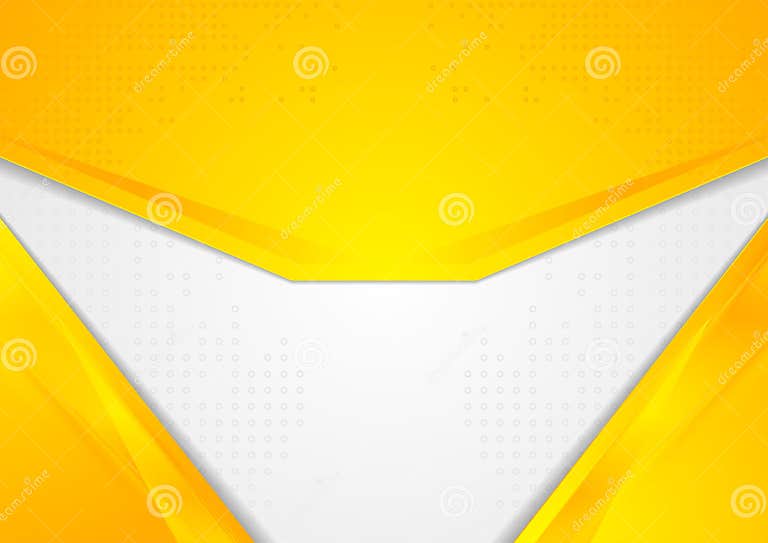 Abstract Bright Yellow Corporate Background Stock Vector - Illustration ...