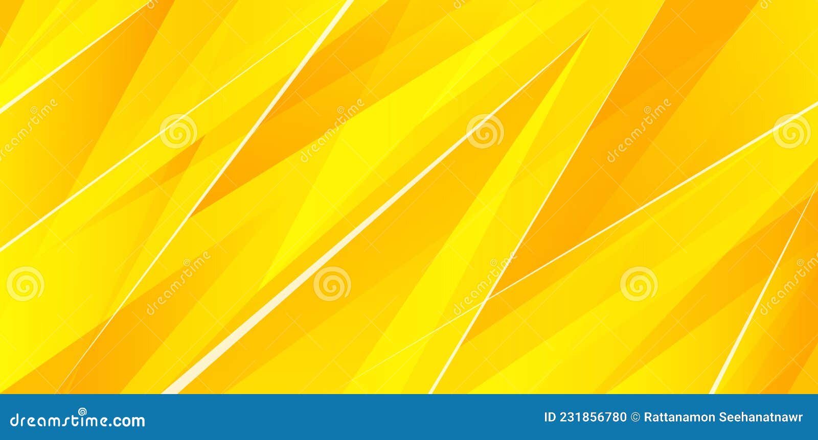 Abstract Bright Yellow Gradient Geometric Shape Background. Modern ...