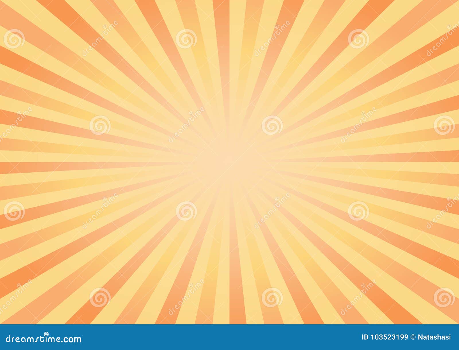 Abstract Bright Yellow Orange Rays Background. Vector EPS 10, Cmyk ...