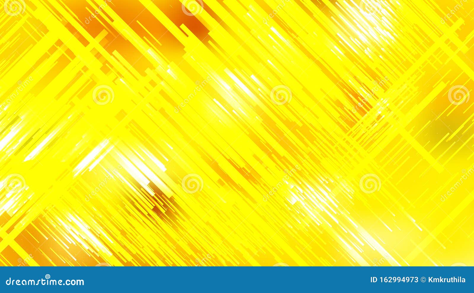 Abstract Bright Yellow Random Diagonal Lines Background Stock Vector ...