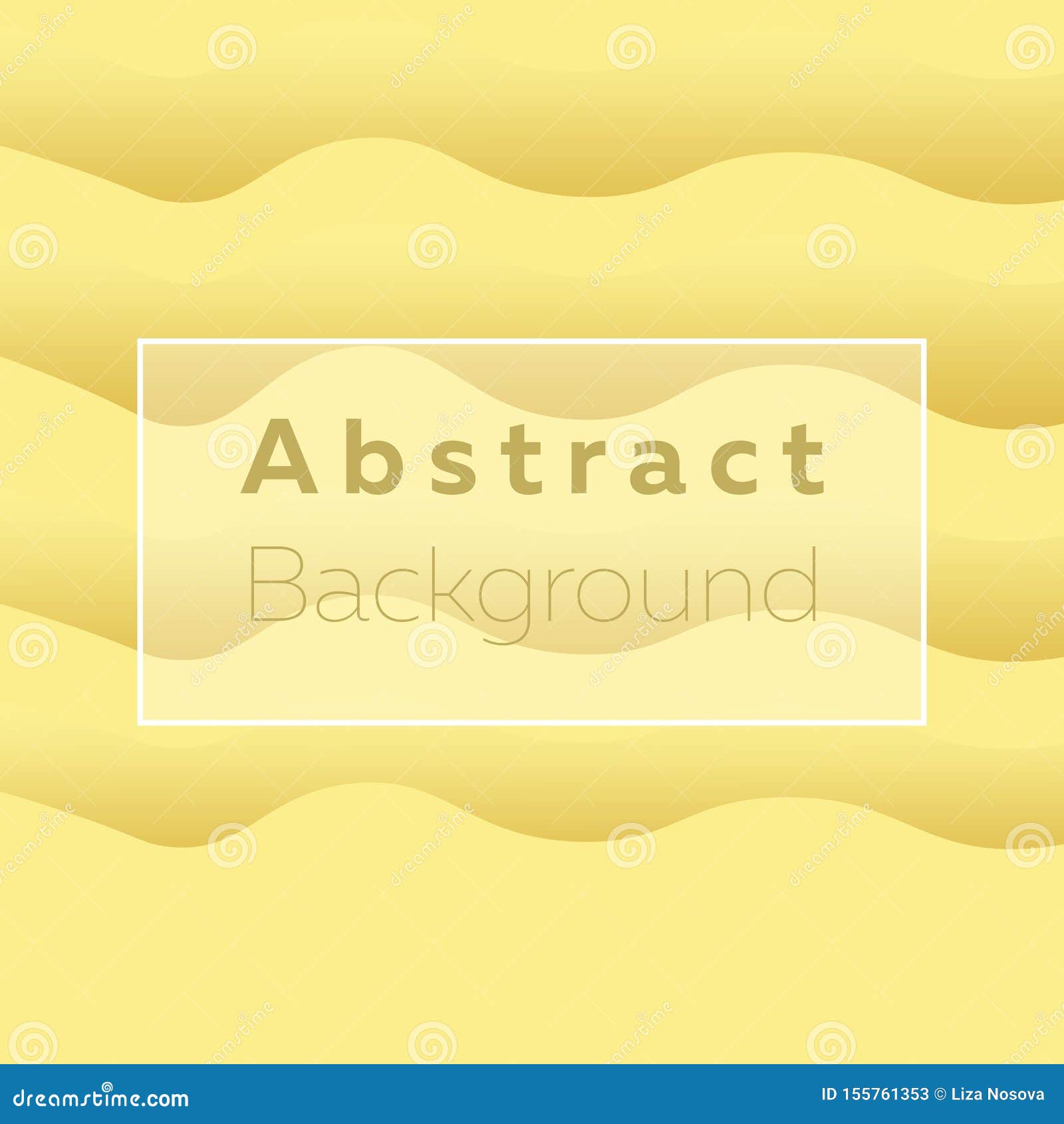 Abstract Bright Yellow Shiny Waves Vector Background Stock Vector ...