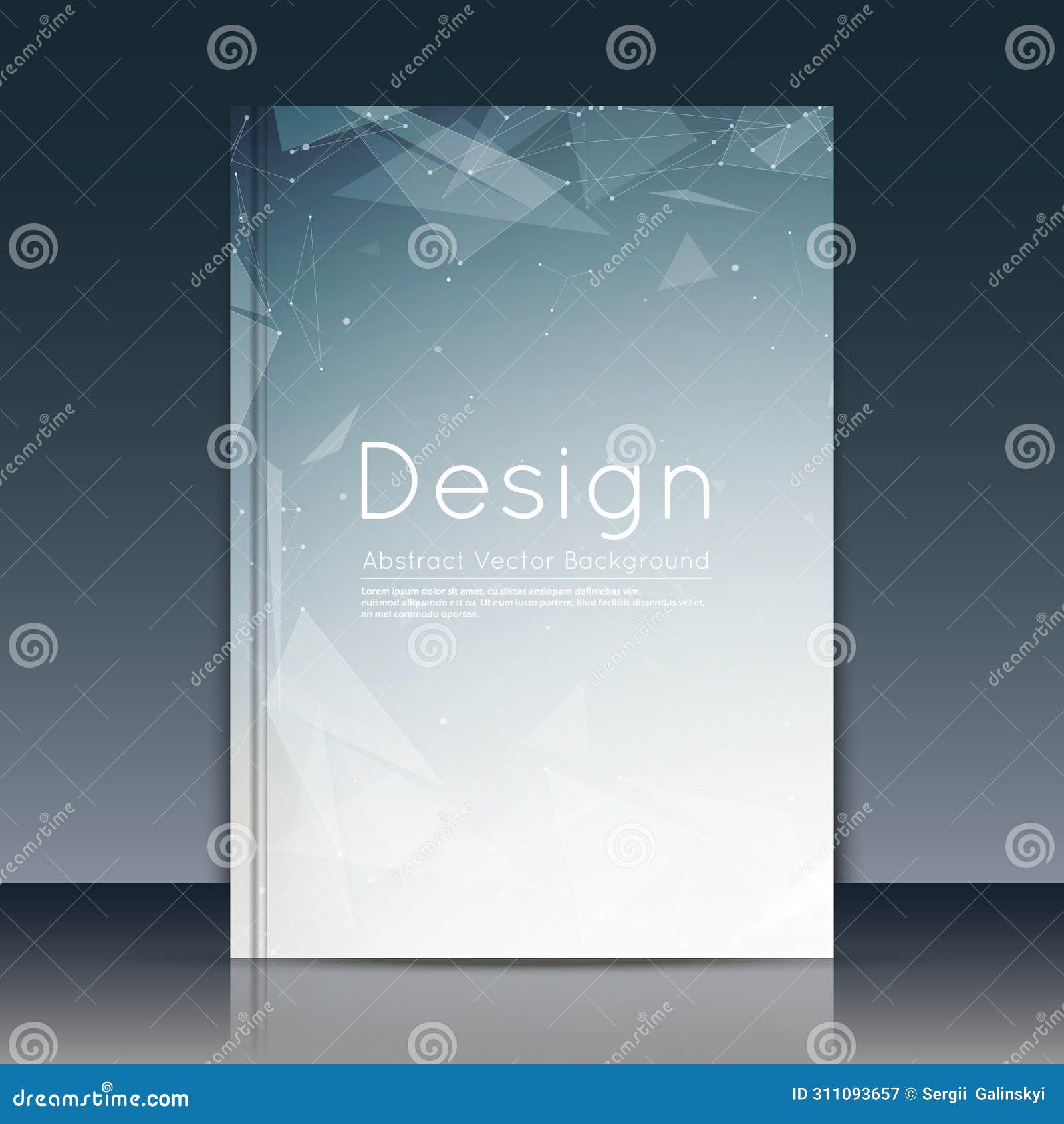 Abstract Notice Board Cover Background Design Cartoon Vector ...