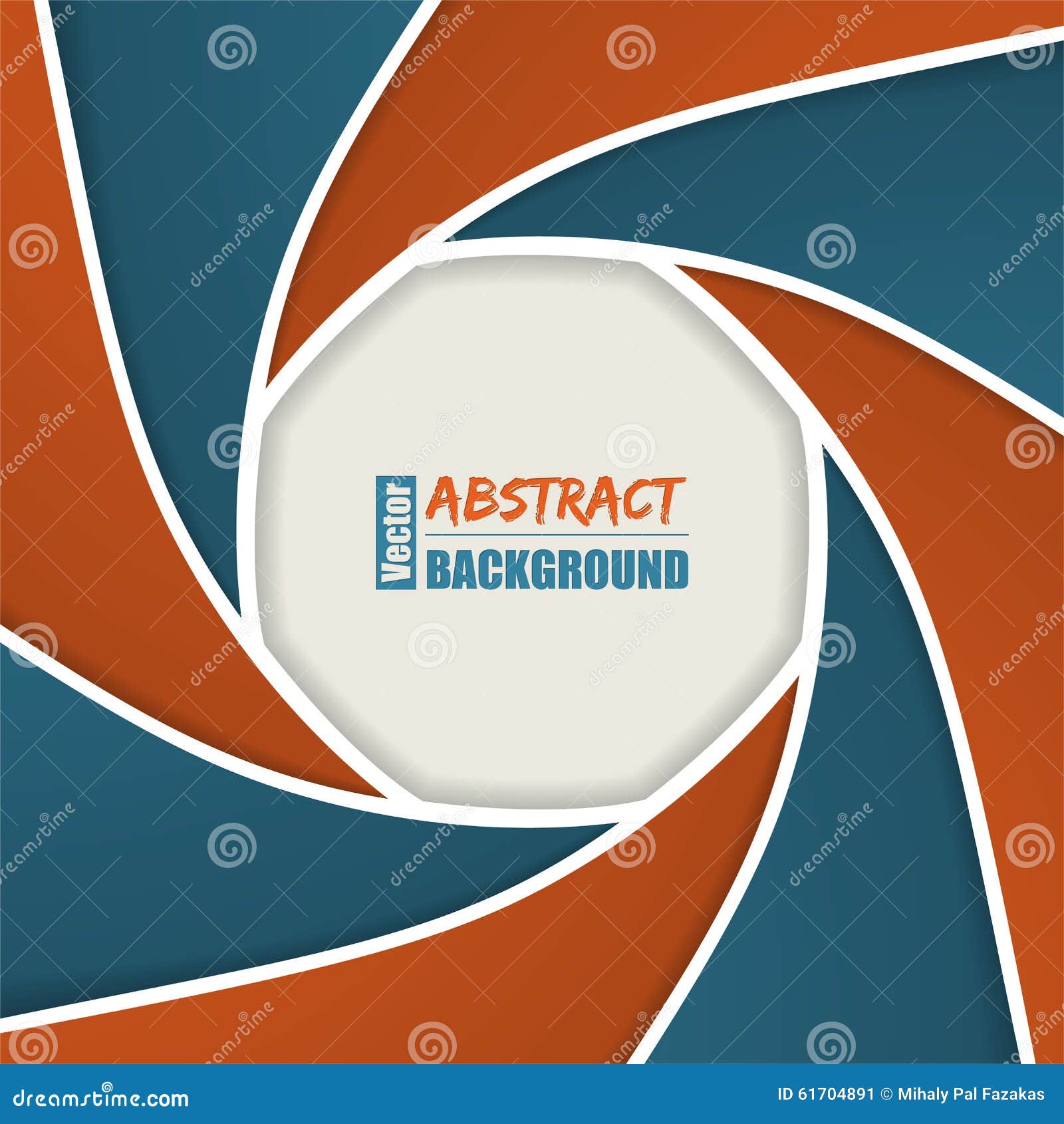 Abstract Brochure with Camera Shutter Design Stock Vector ...