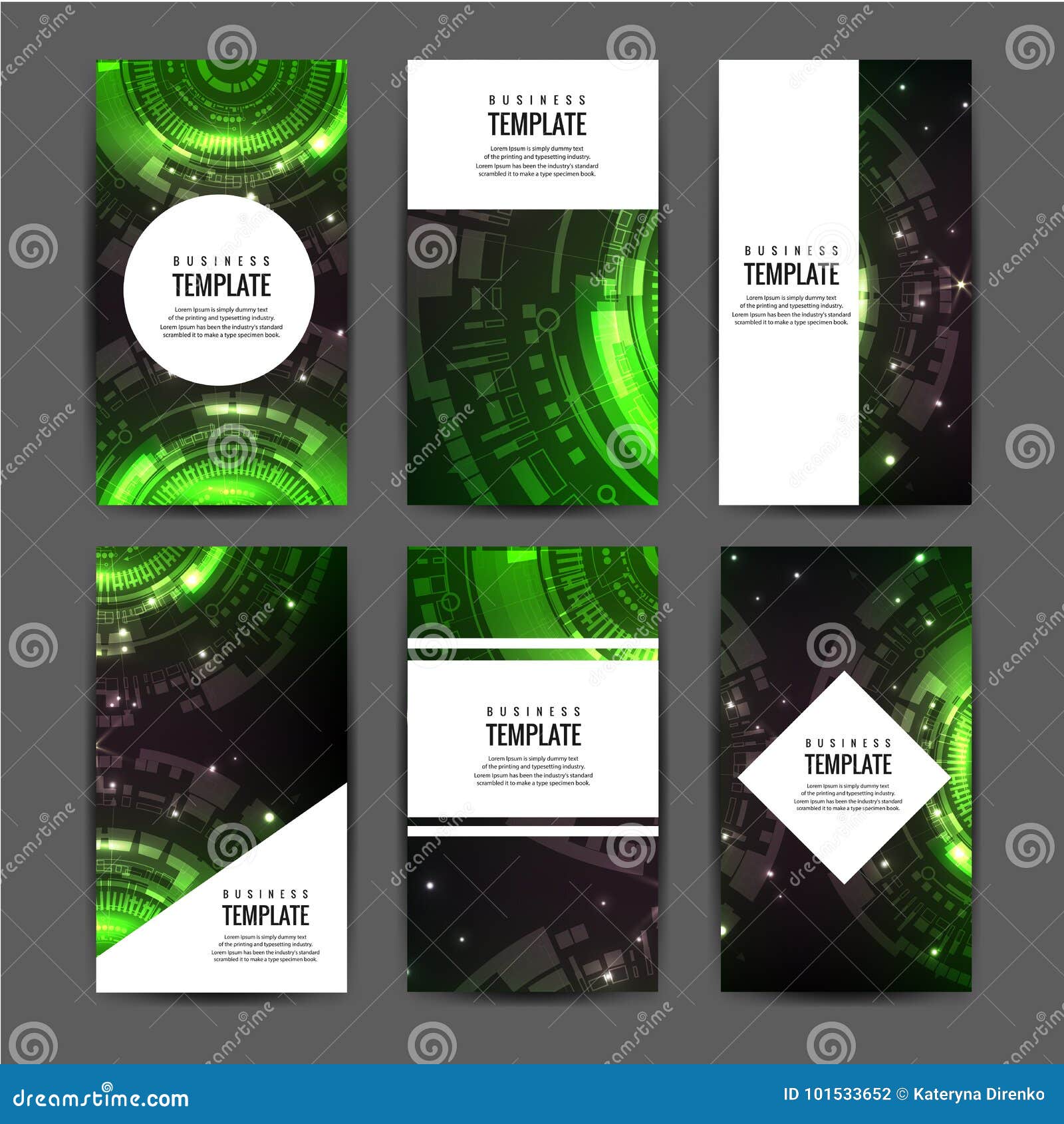 Abstract A4 Brochure Cover Design. Text Frame Surface. Title Sheet ...
