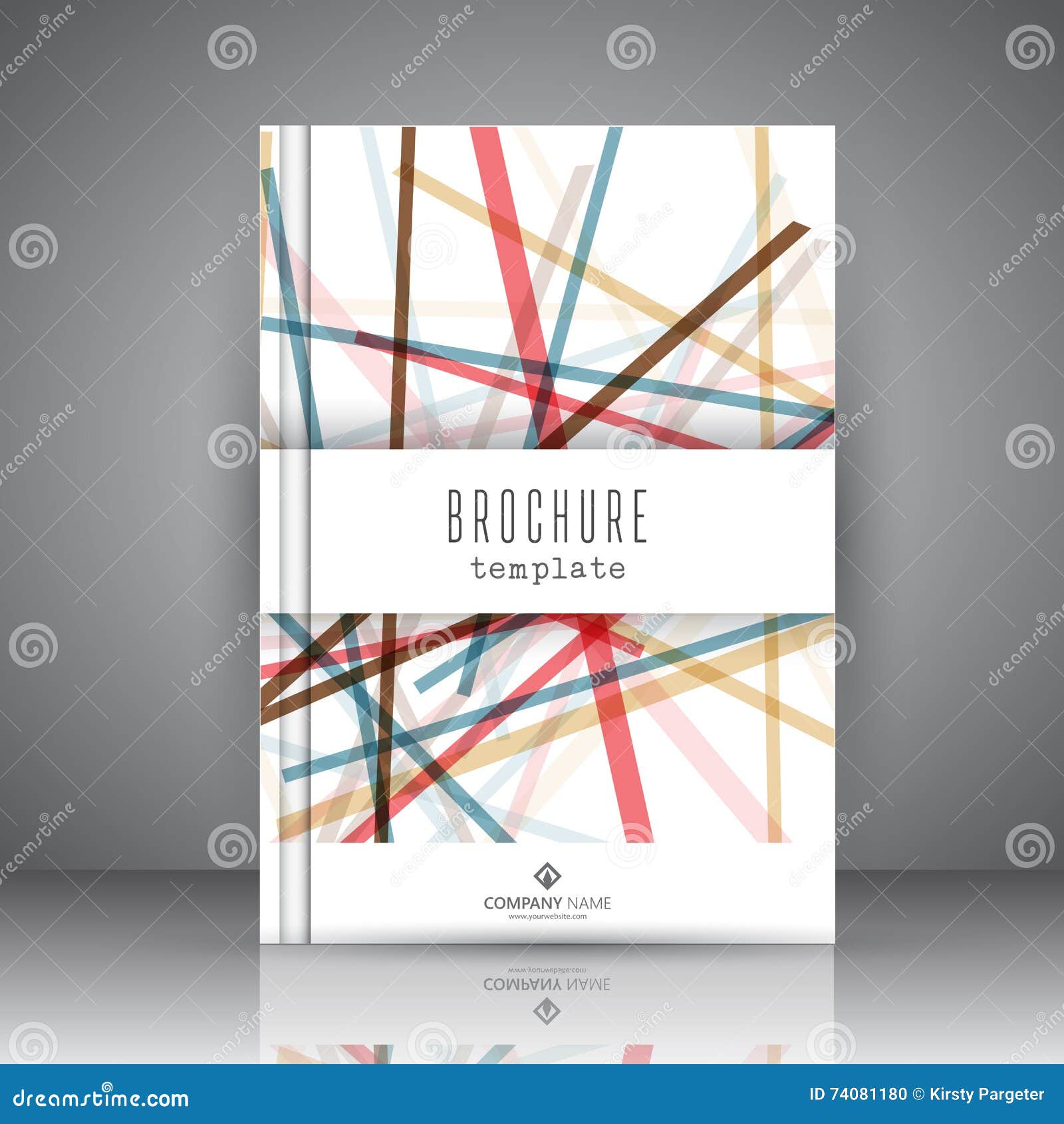 Abstract brochure design stock vector. Illustration of technology ...