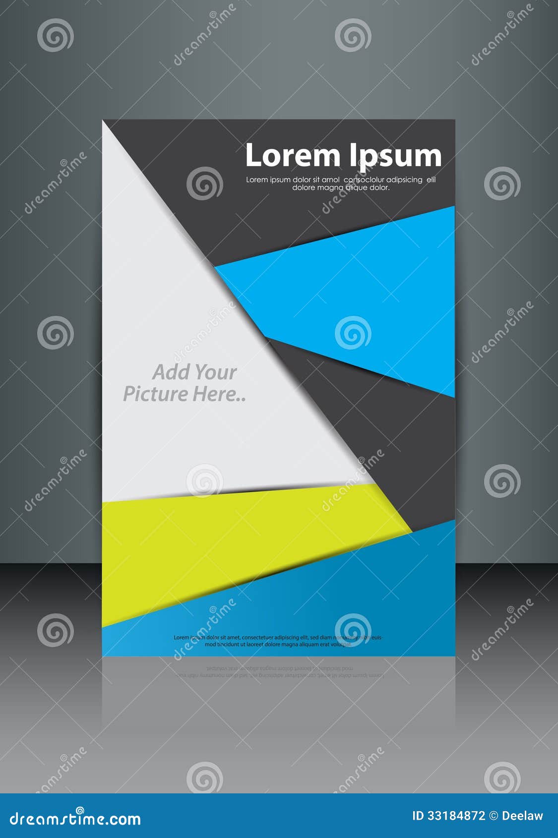 Abstract brochure design stock vector. Illustration of abstract - 33184872