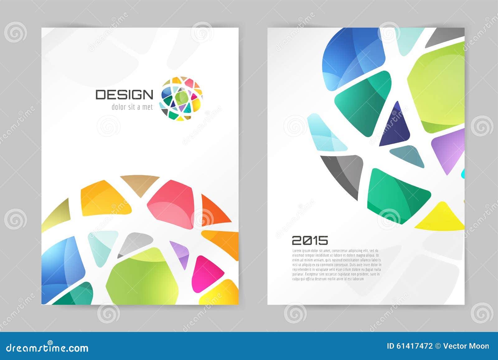 Abstract Brochure or Flyer Design Template Stock Vector - Illustration ...