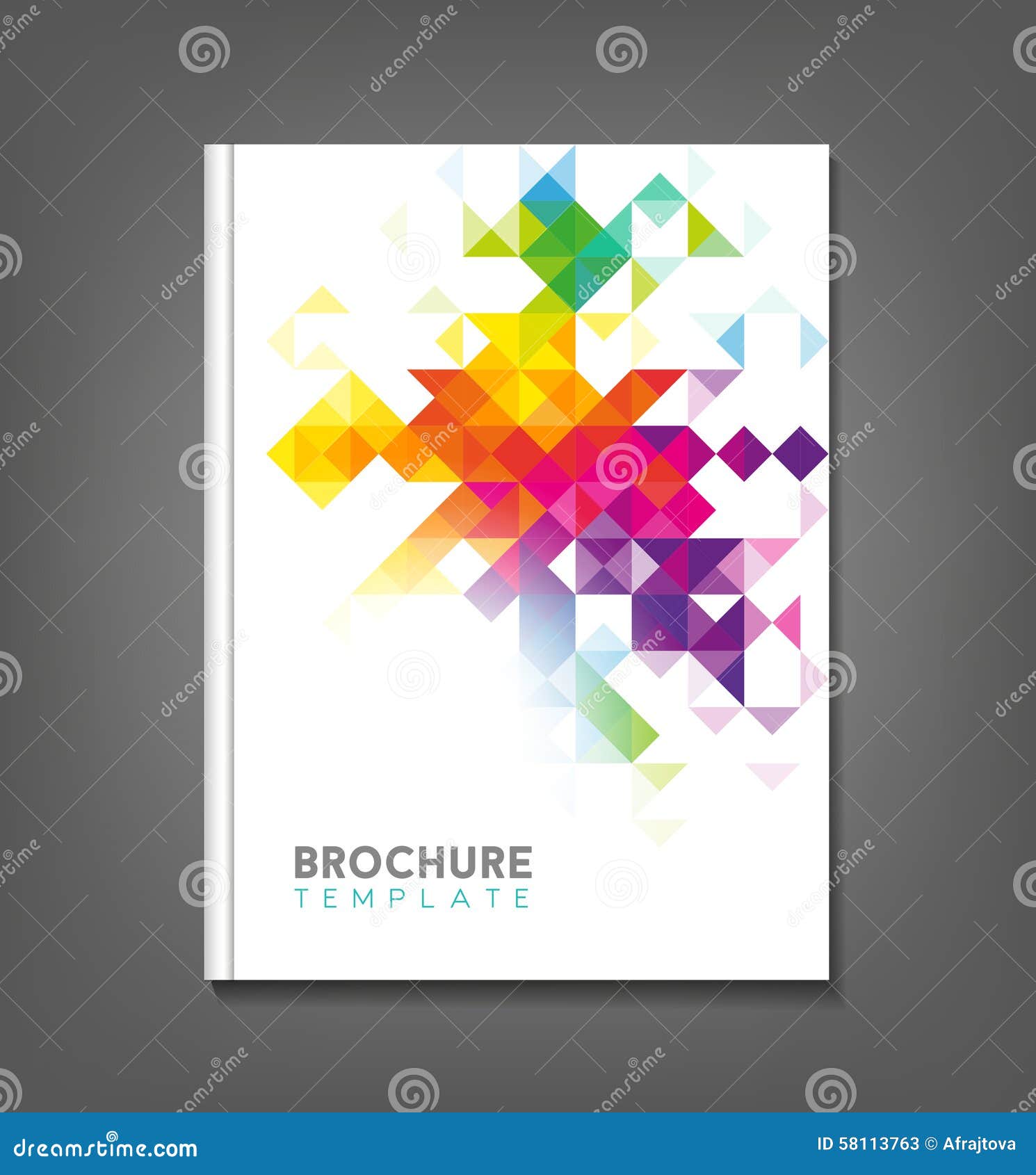 Abstract Brochure Template stock vector. Illustration of business ...