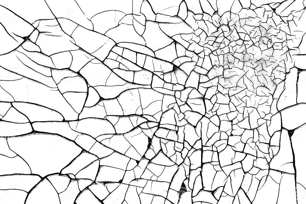 Abstract Broken, Black and White Texture Background Stock Image - Image ...