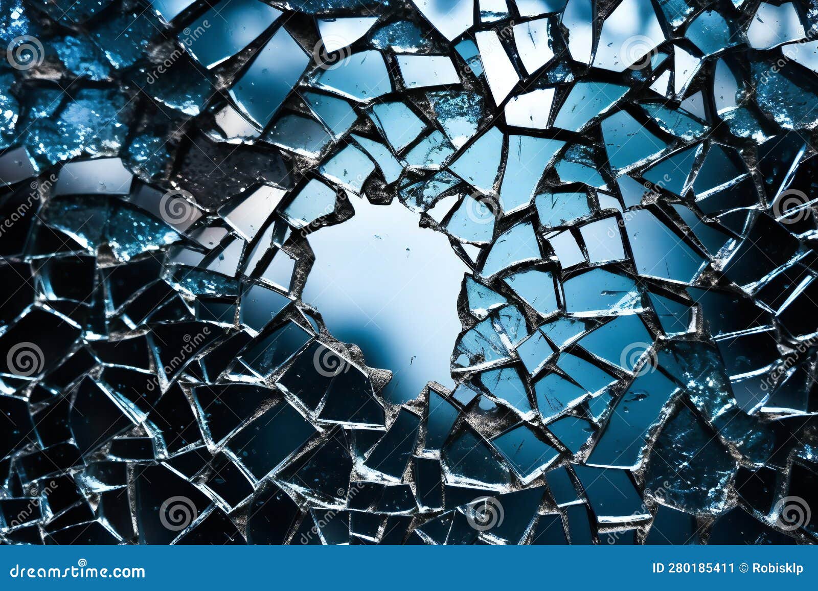 Shattered Background Broken Glass Texture Stock Illustration ...