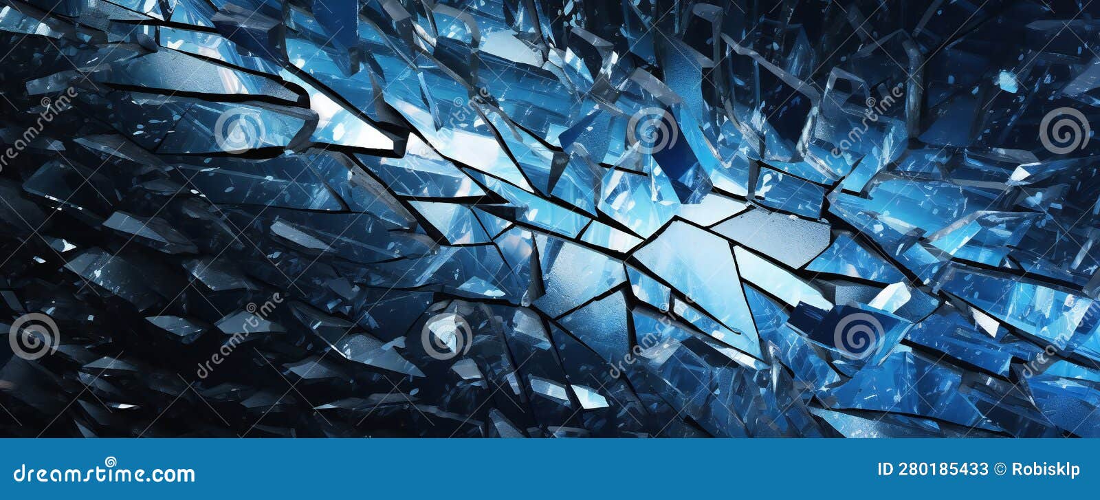 Shattered Background Broken Glass Texture Stock Illustration ...