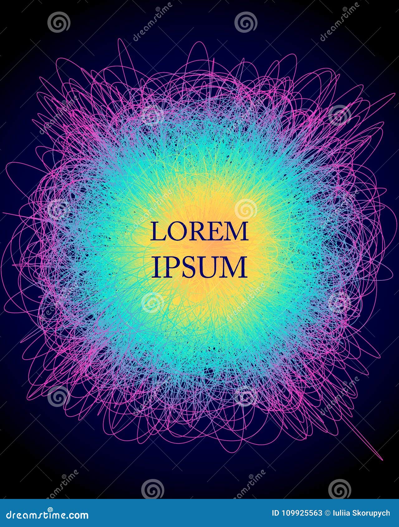 Abstract broken lines stock vector. Illustration of flyer - 109925563