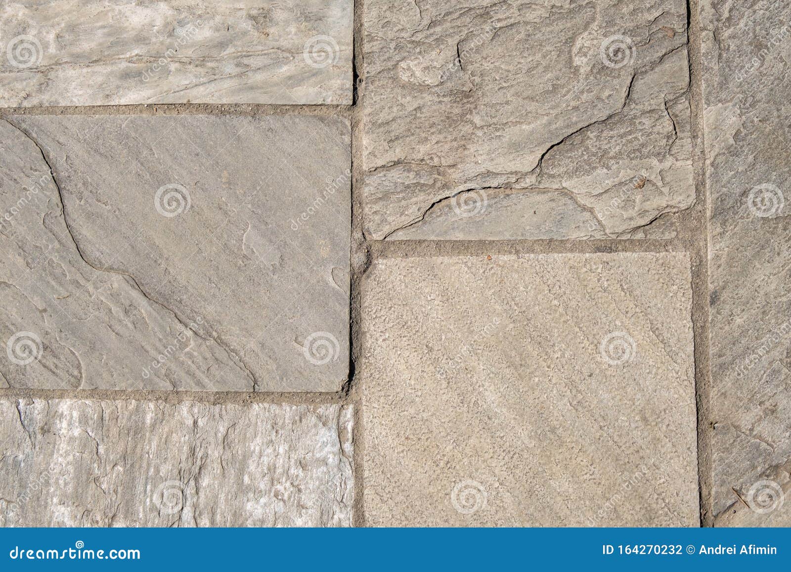 Abstract Brown Background. Rectangular Stone Slabs with a Rough Surface ...