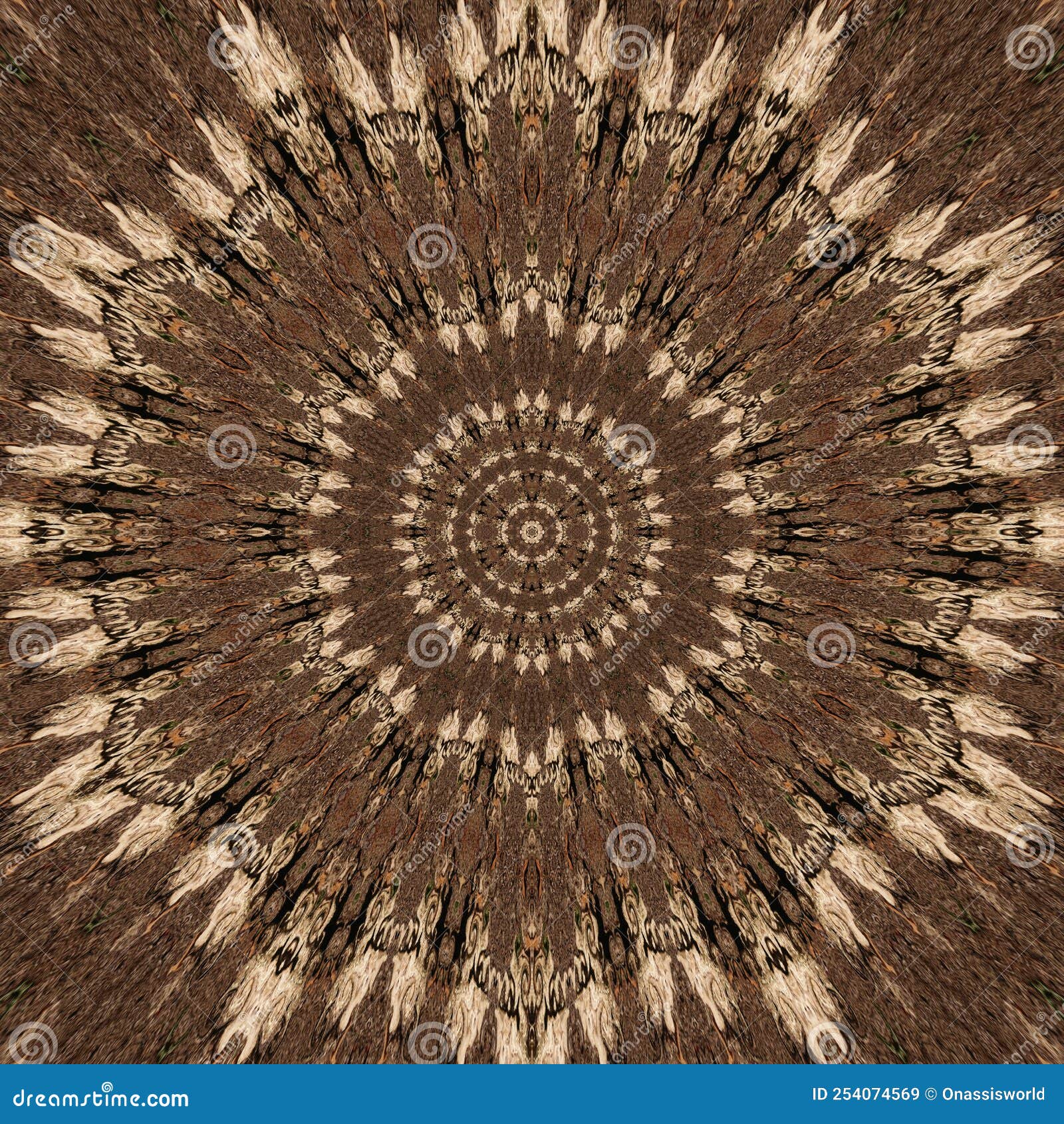 Abstract Brown Background. Shapes, Blurs and Tones Stock Illustration ...