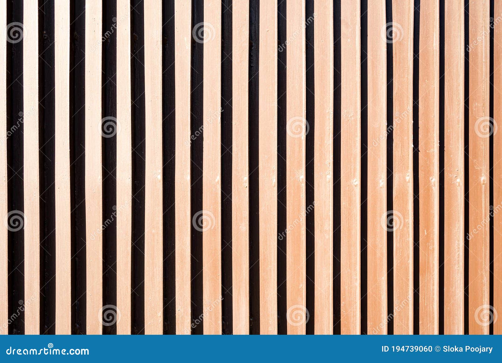 Light Golden Brown Colored Thick Vertical Straight Lines on Dark ...