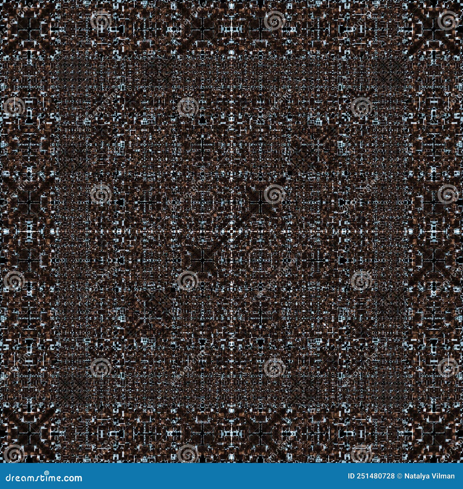 Abstract Brown Geometric Pattern with Fabric Texture. Beautiful ...